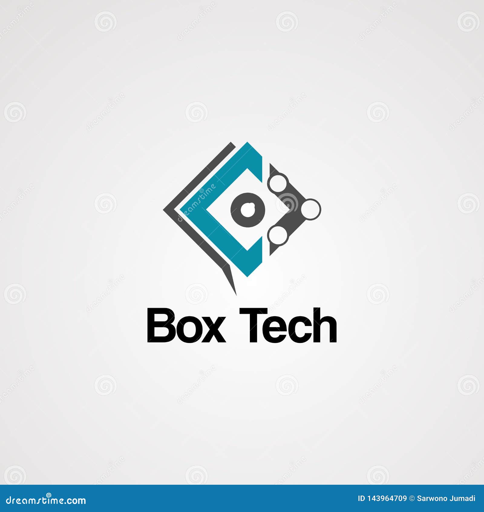 Box Tech Logo Vector, Icon, Element, and Template Stock Vector ...