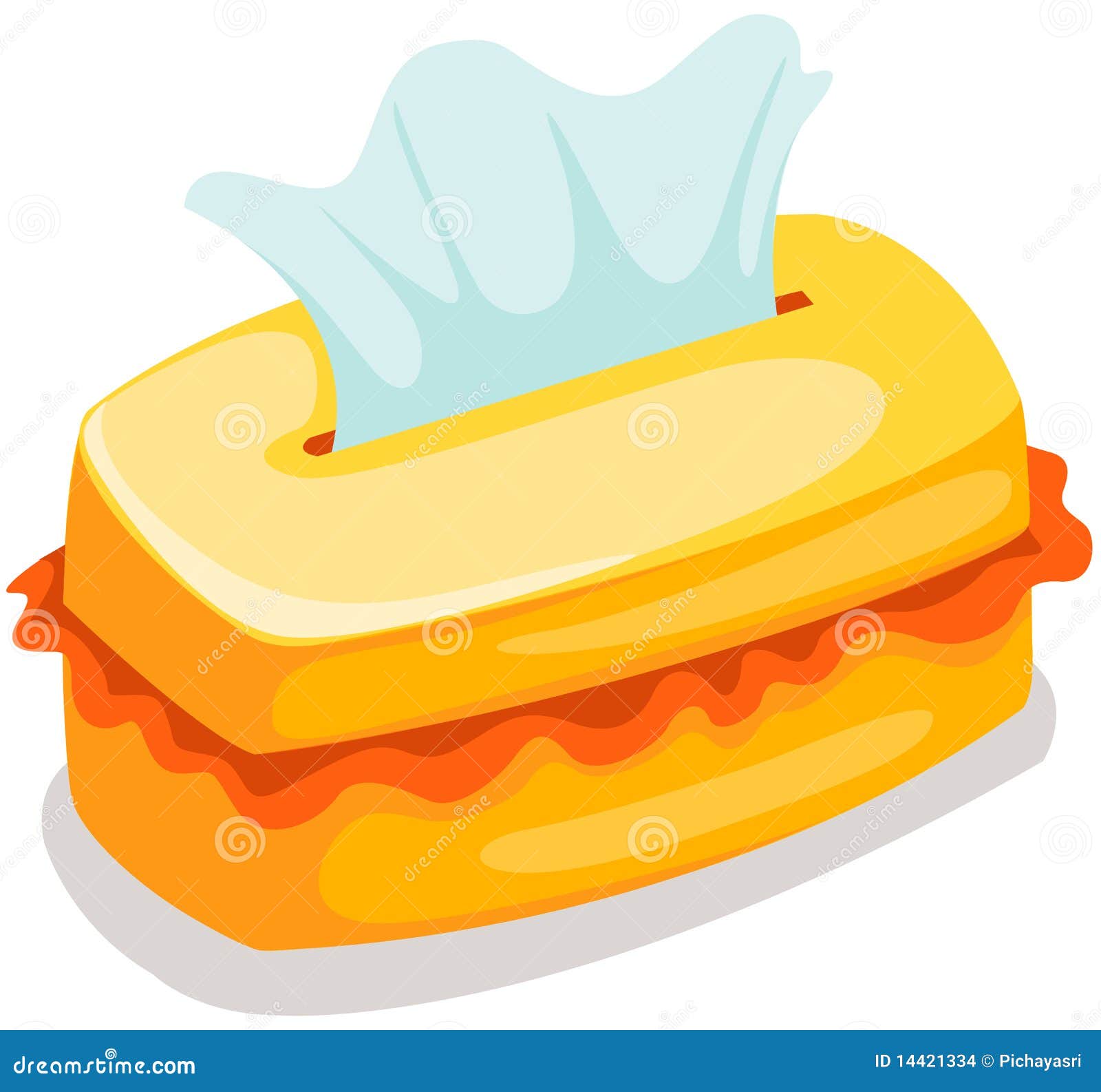 Tissue Paper For Toilet Or Kitchen. Cartoon Vector Illustration Symbol ...