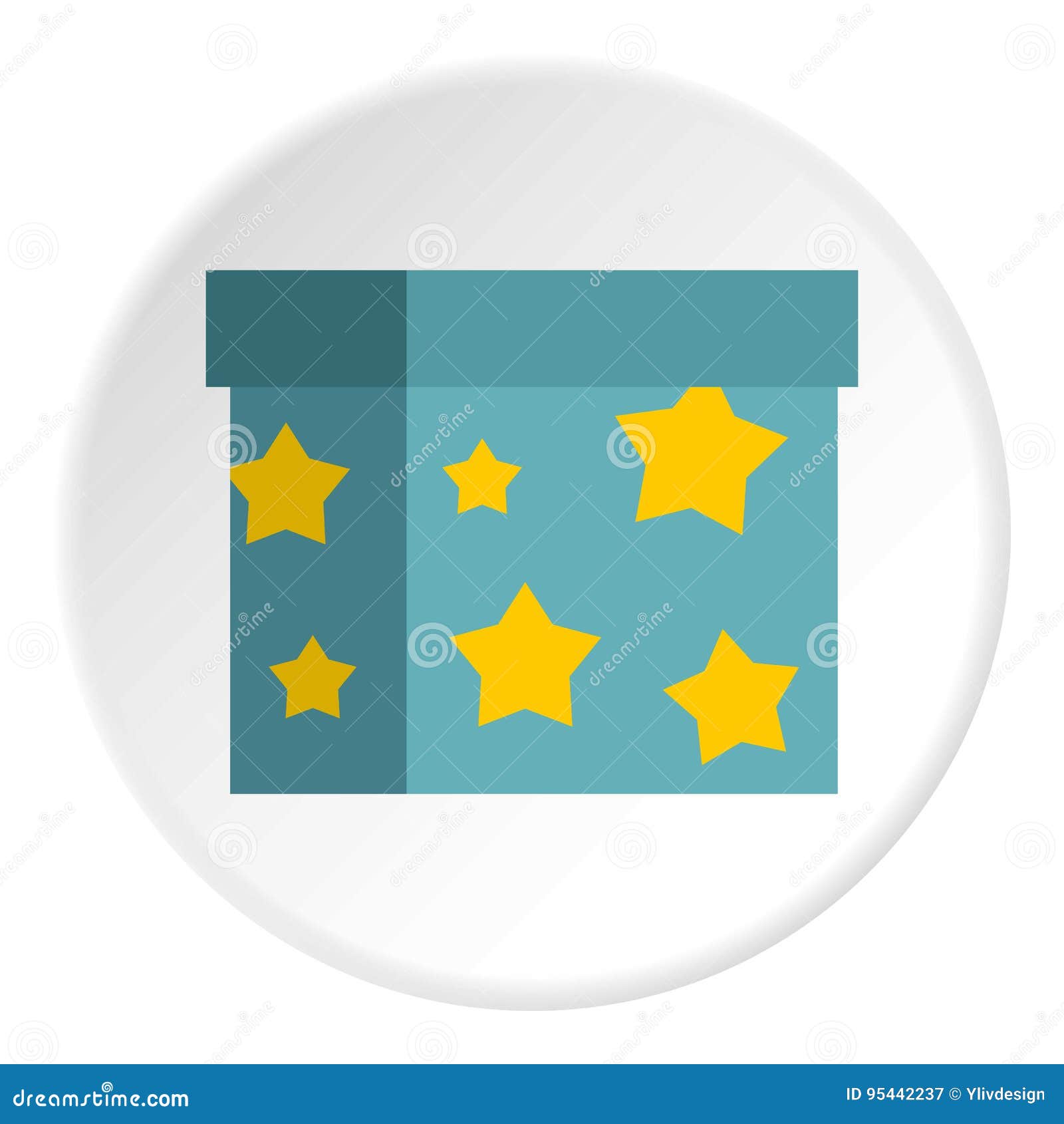 Box To Perform Tricks Icon Circle Stock Vector - Illustration of inside ...