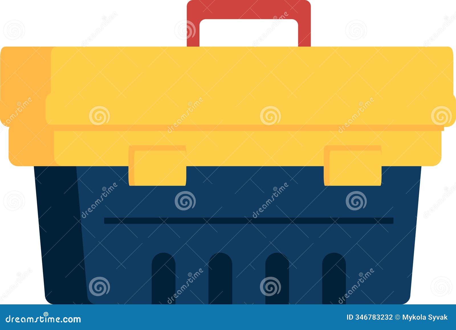 Box for Tools stock illustration. Illustration of industrial - 346783232