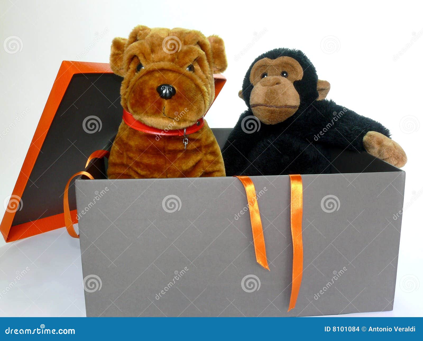 Box with toys stock photo. Image of birthday, dating, care - 8101084