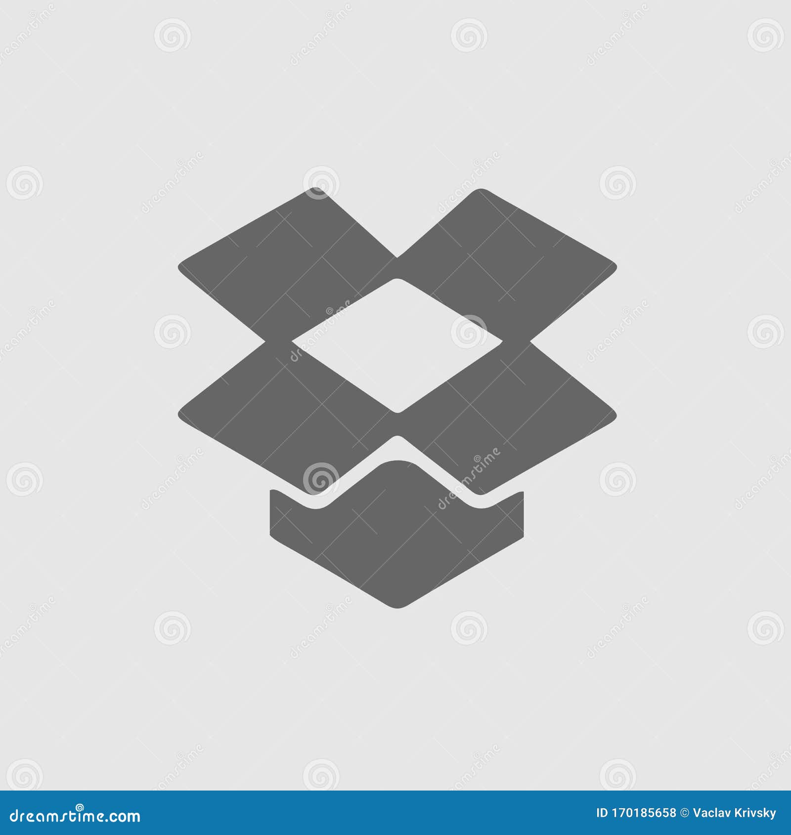 Box vector icon eps 10. stock vector. Illustration of icon - 170185658