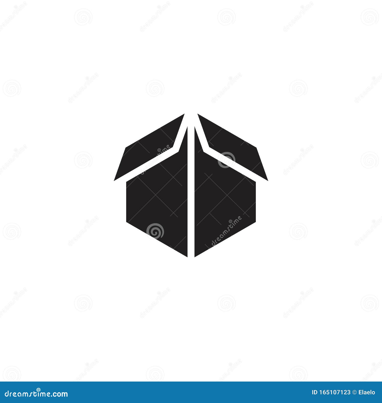Box Vector Illustration Icon Stock Vector - Illustration of service ...