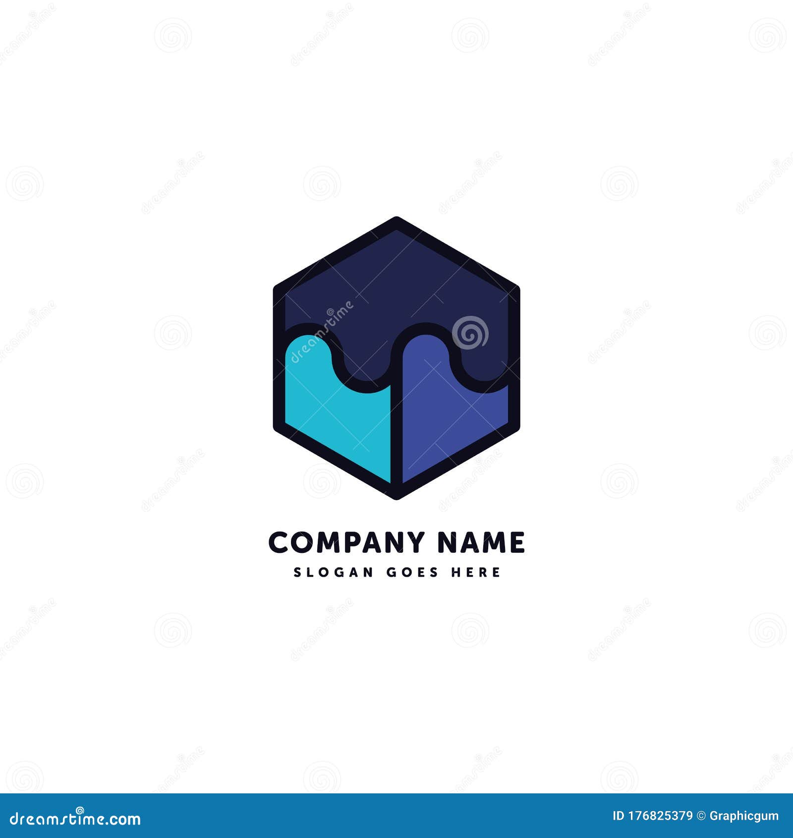 Box Vector Logo. Creative Abstract Icon Mark Design Template Stock ...