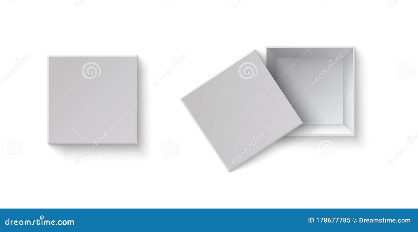 White gift boxes. stock vector. Illustration of presentation - 178677785