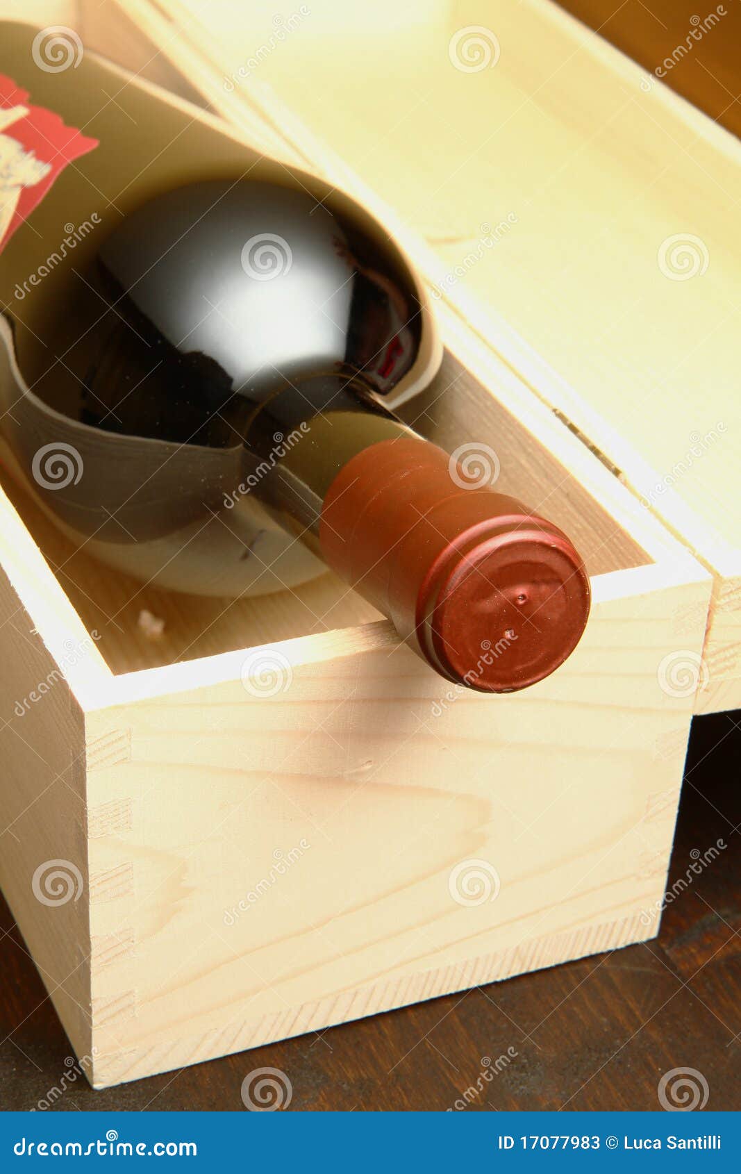 Box with wine stock image. Image of alcohol, gift, bottles - 17077983