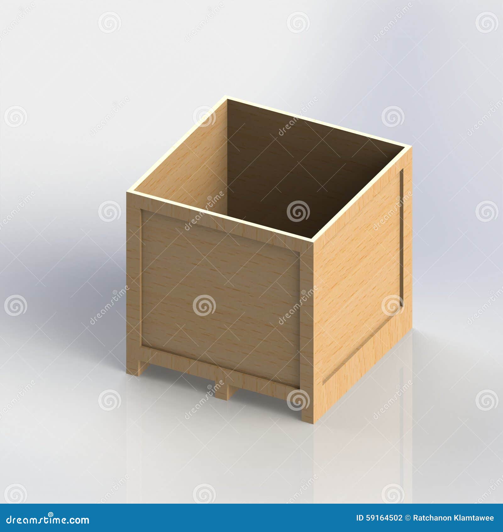 Box wood pallet stock illustration. Illustration of industrial - 59164502