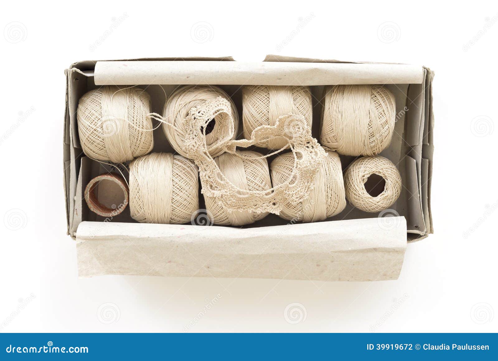 Box of yarn stock photo. Image of abstract, background - 39919672