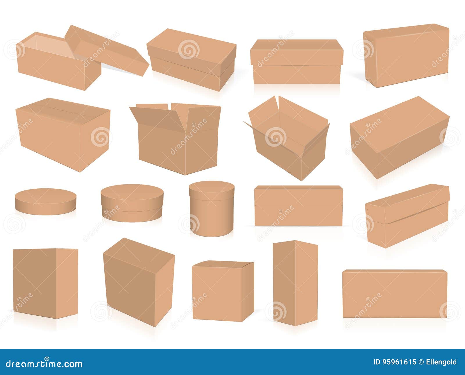 Box for Your Corporate Identity. Stock Vector - Illustration of ...