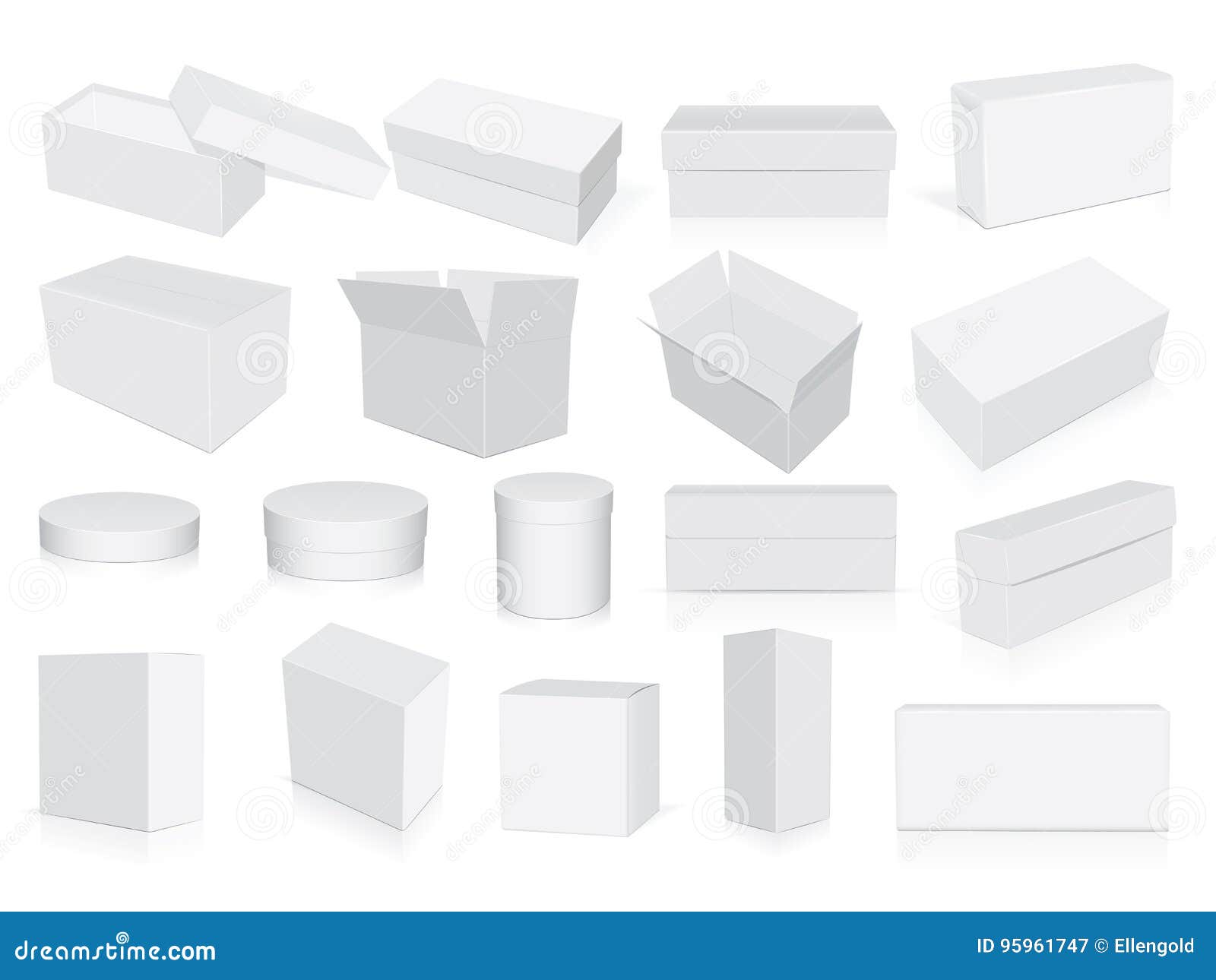 Box for Your Corporate Identity. Stock Vector - Illustration of empty ...