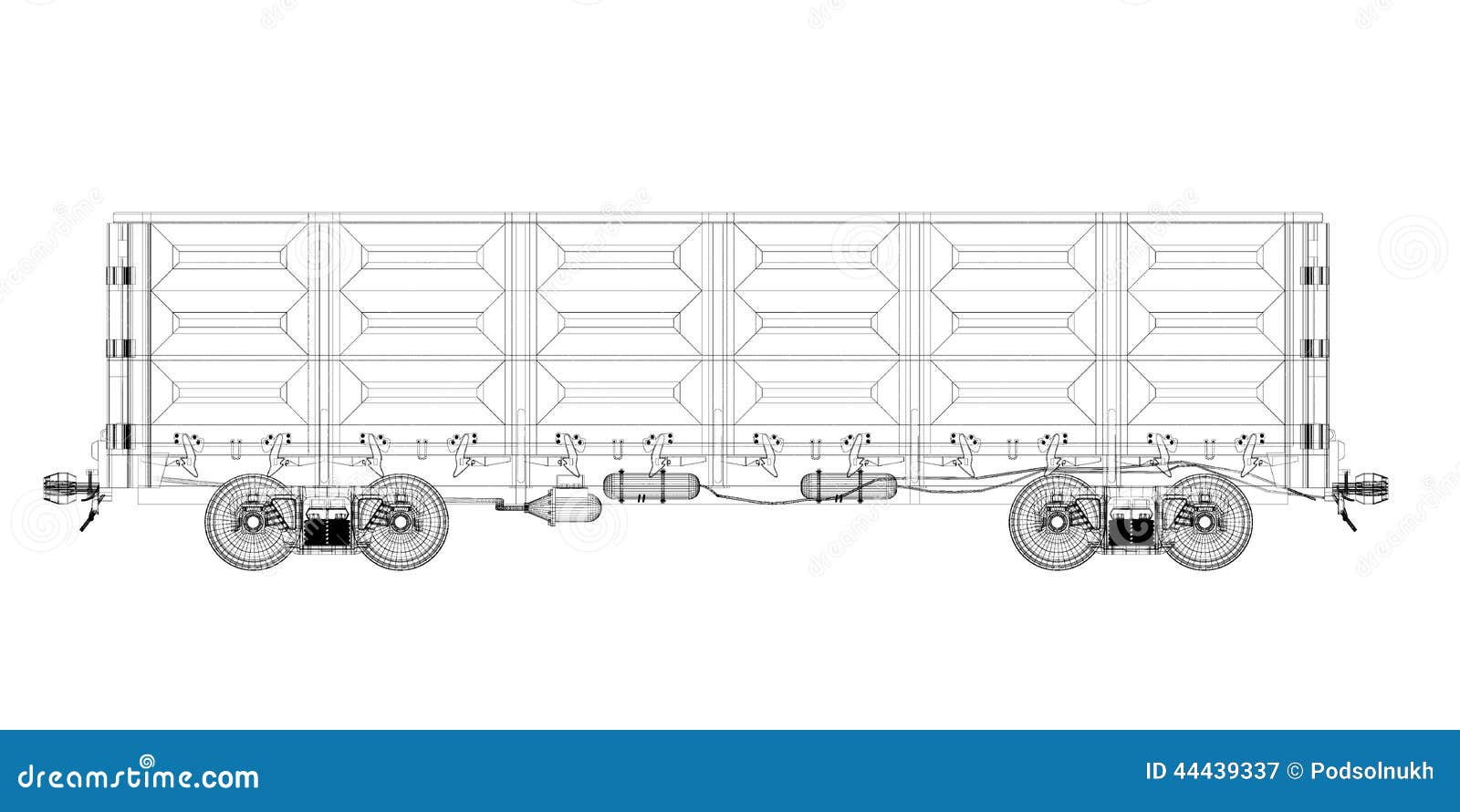 Boxcar stock illustration. Illustration of transport - 44439337