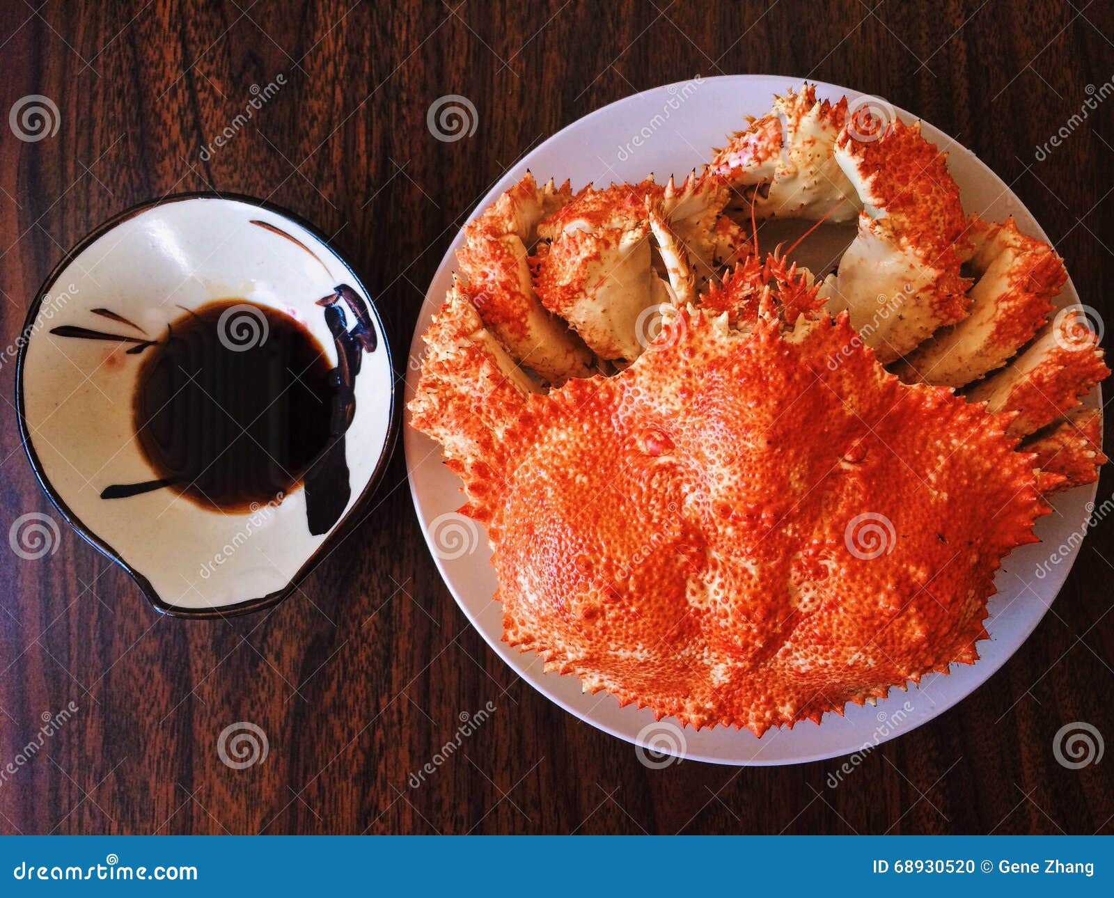 Cooked box Crab stock photo. Image of eaten, seafood - 68930520