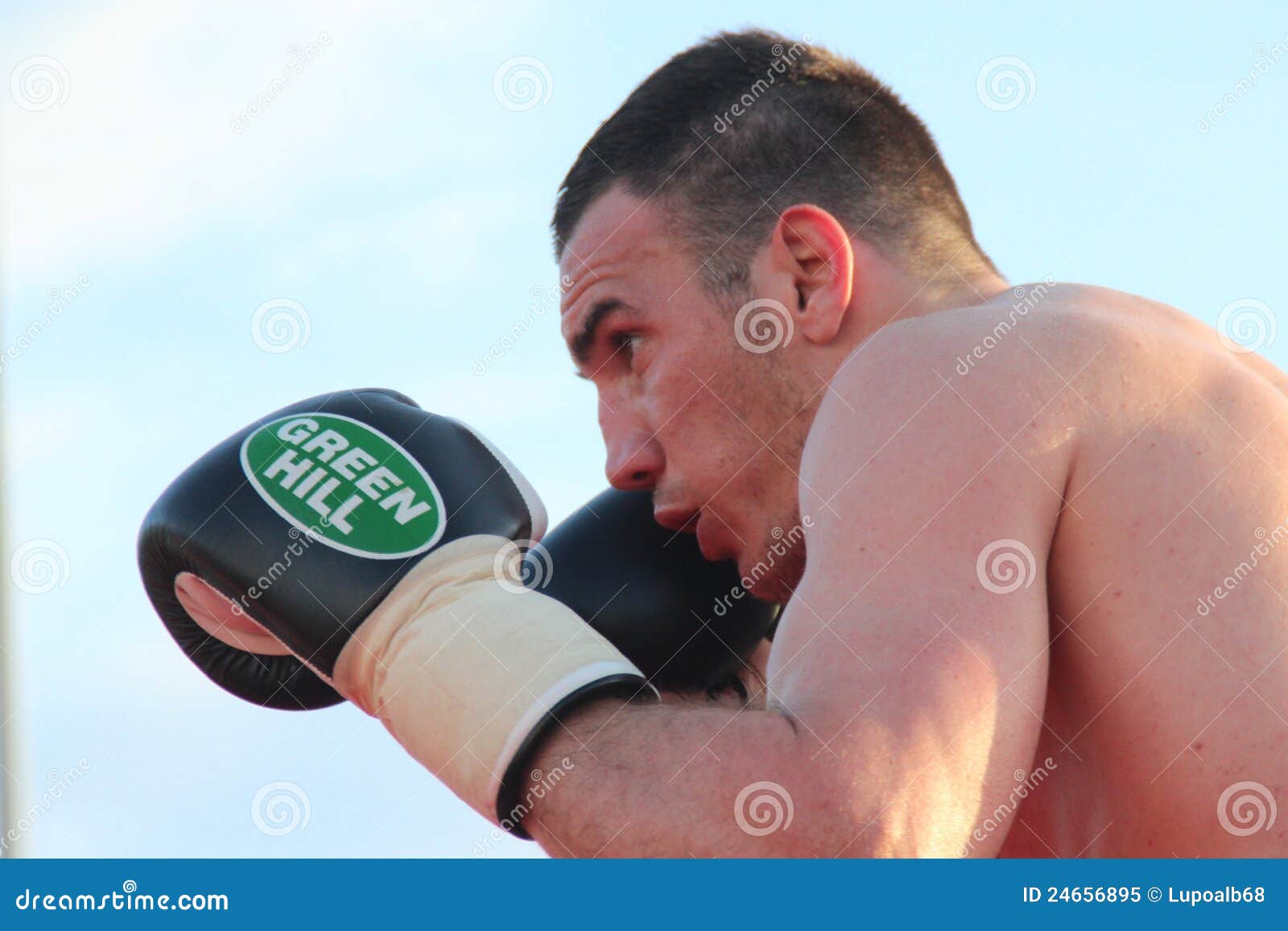 Boxeador de Luca Tassi imagen editorial. Imagen de hombre - 24656895