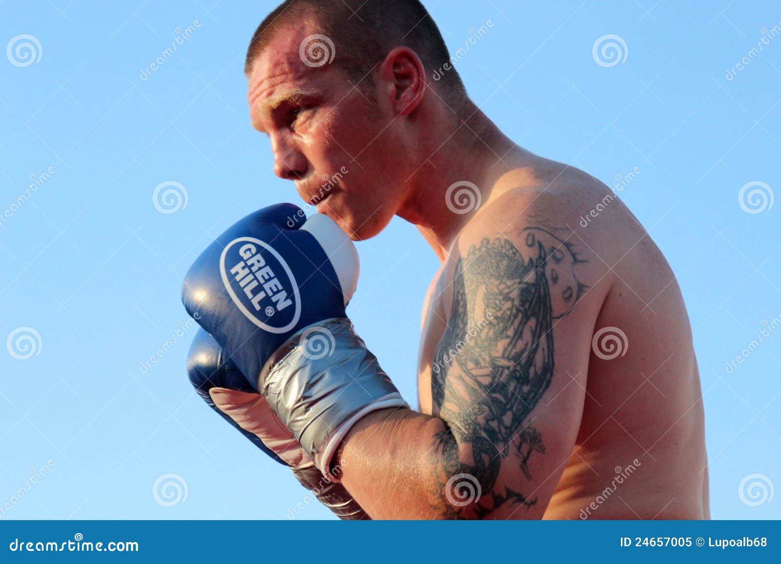 Boxeador de Sandor Ramocsa imagen editorial. Imagen de estupendo - 24657005