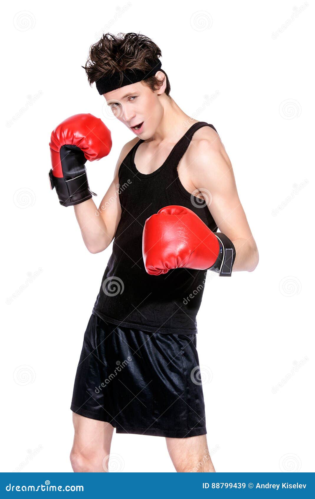 Boxeador valiente imagen de archivo. Imagen de boxeo - 88799439