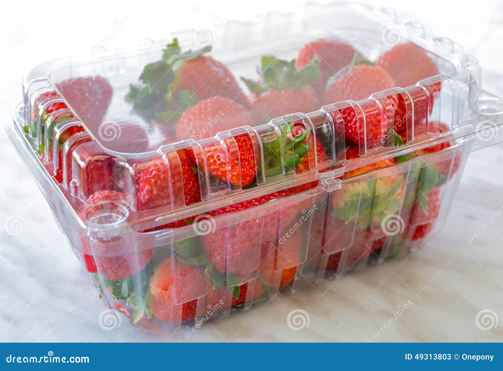 Boxed Strawberries stock image. Image of shiny, close - 49313803