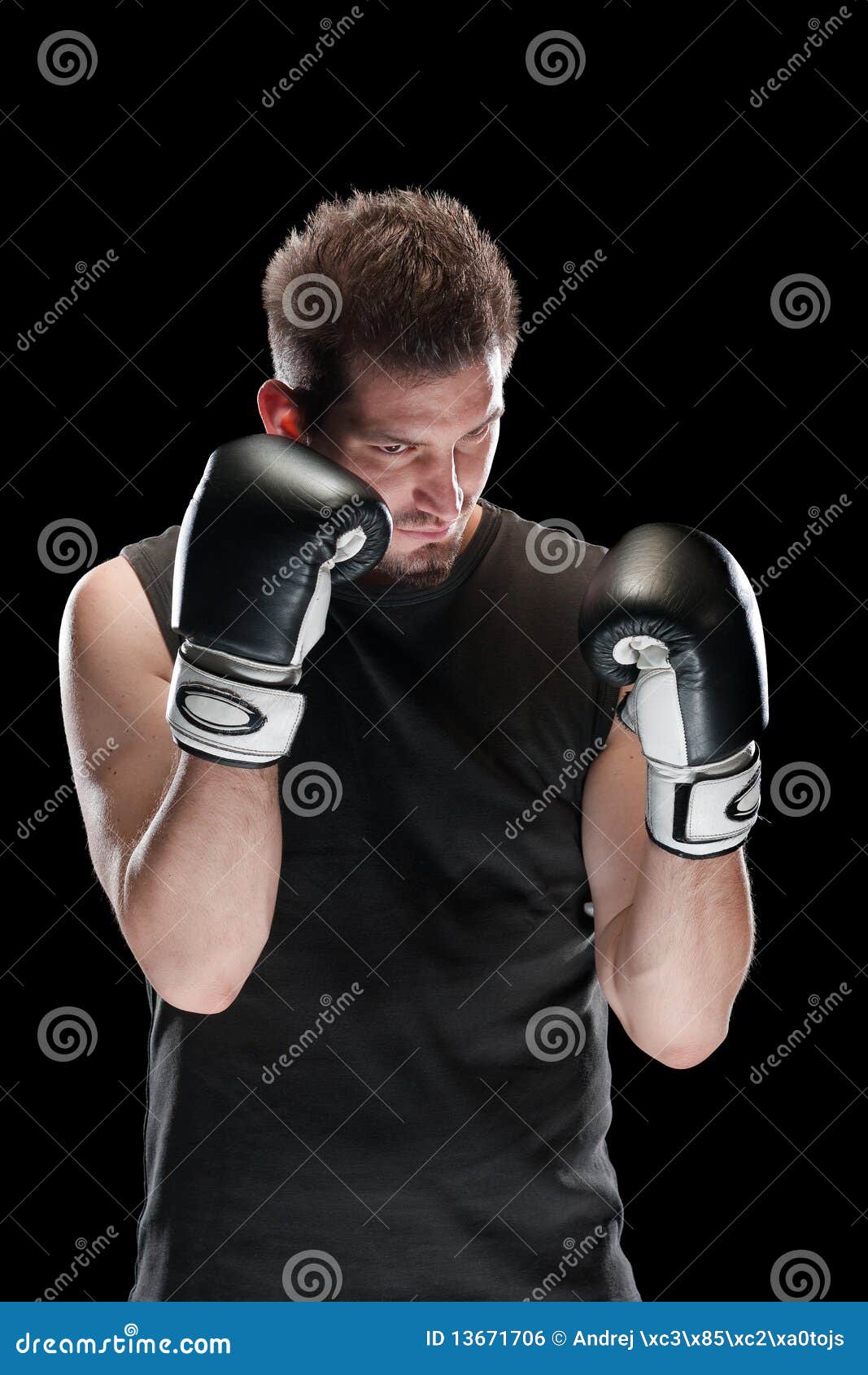 Boxer stock photo. Image of power, exercise, young, fighter - 13671706