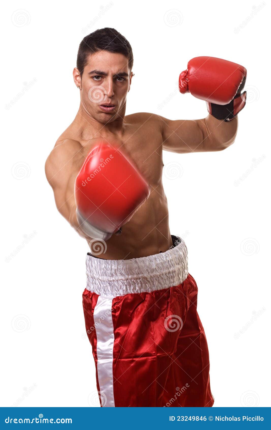 Boxer stock photo. Image of male, athletic, athlete, trunks - 23249846
