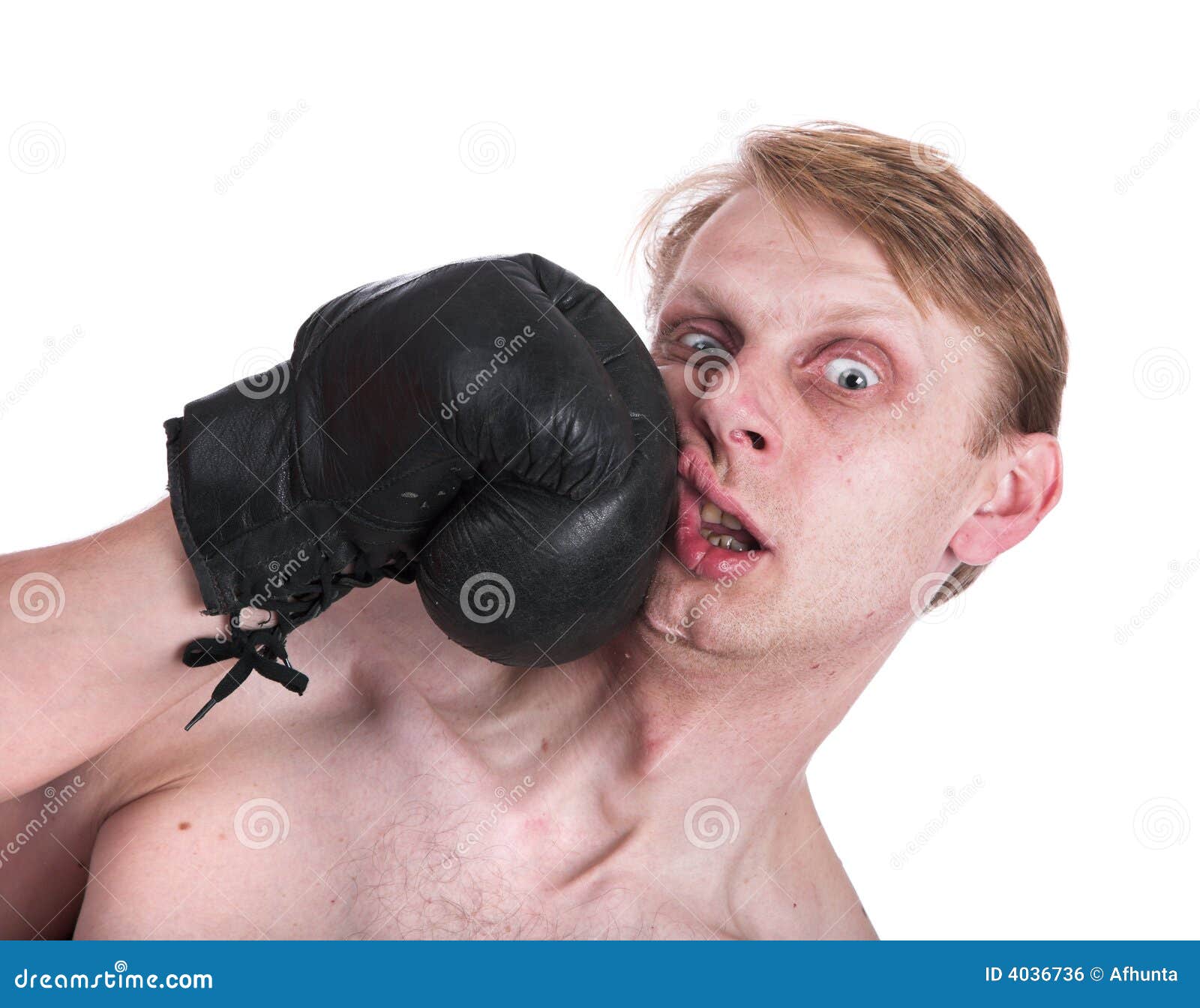 The boxer stock photo. Image of male, alertness, bruise - 4036736