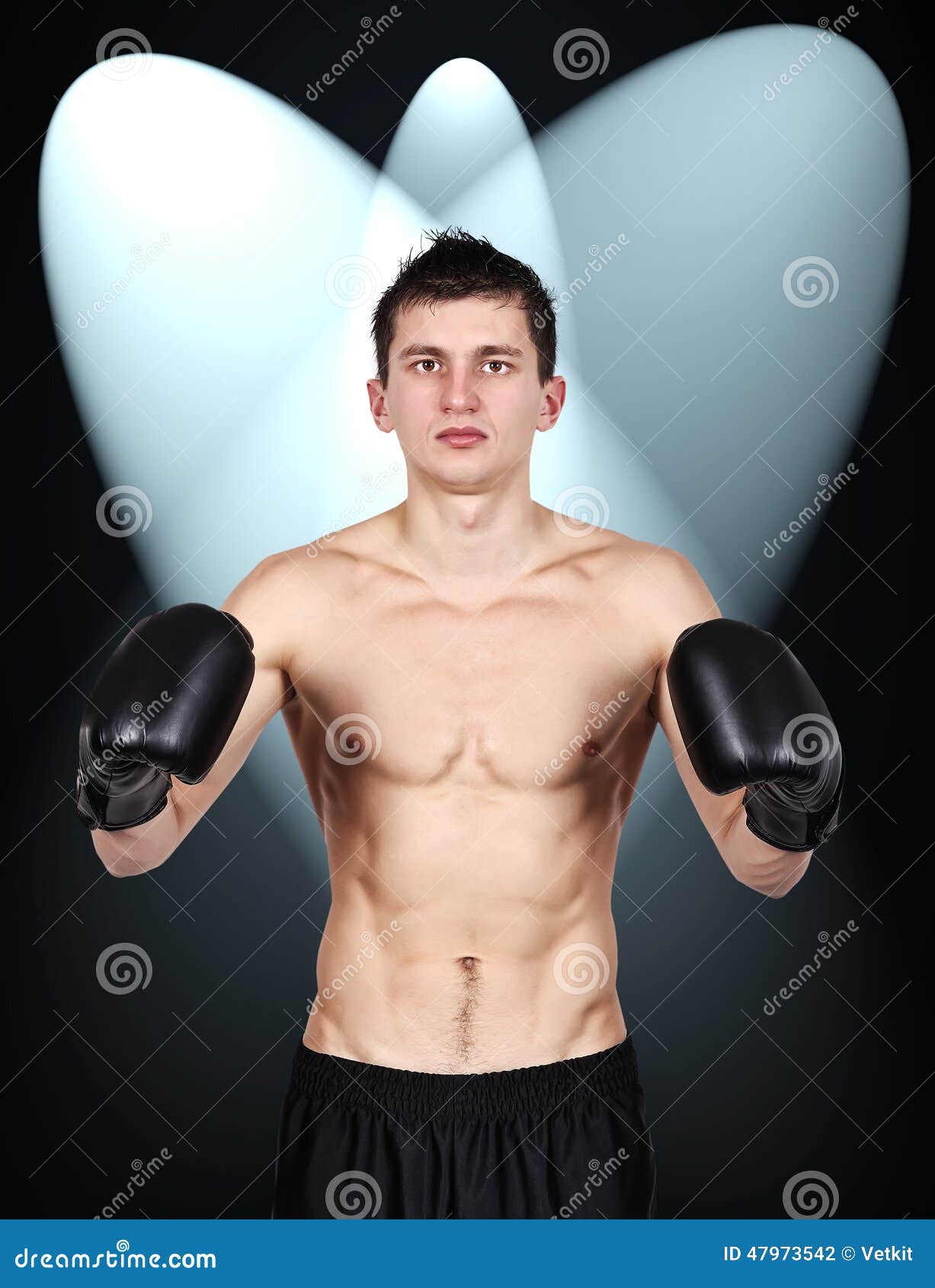 Boxer fotografia stock. Immagine di mano, maschio, sano - 47973542