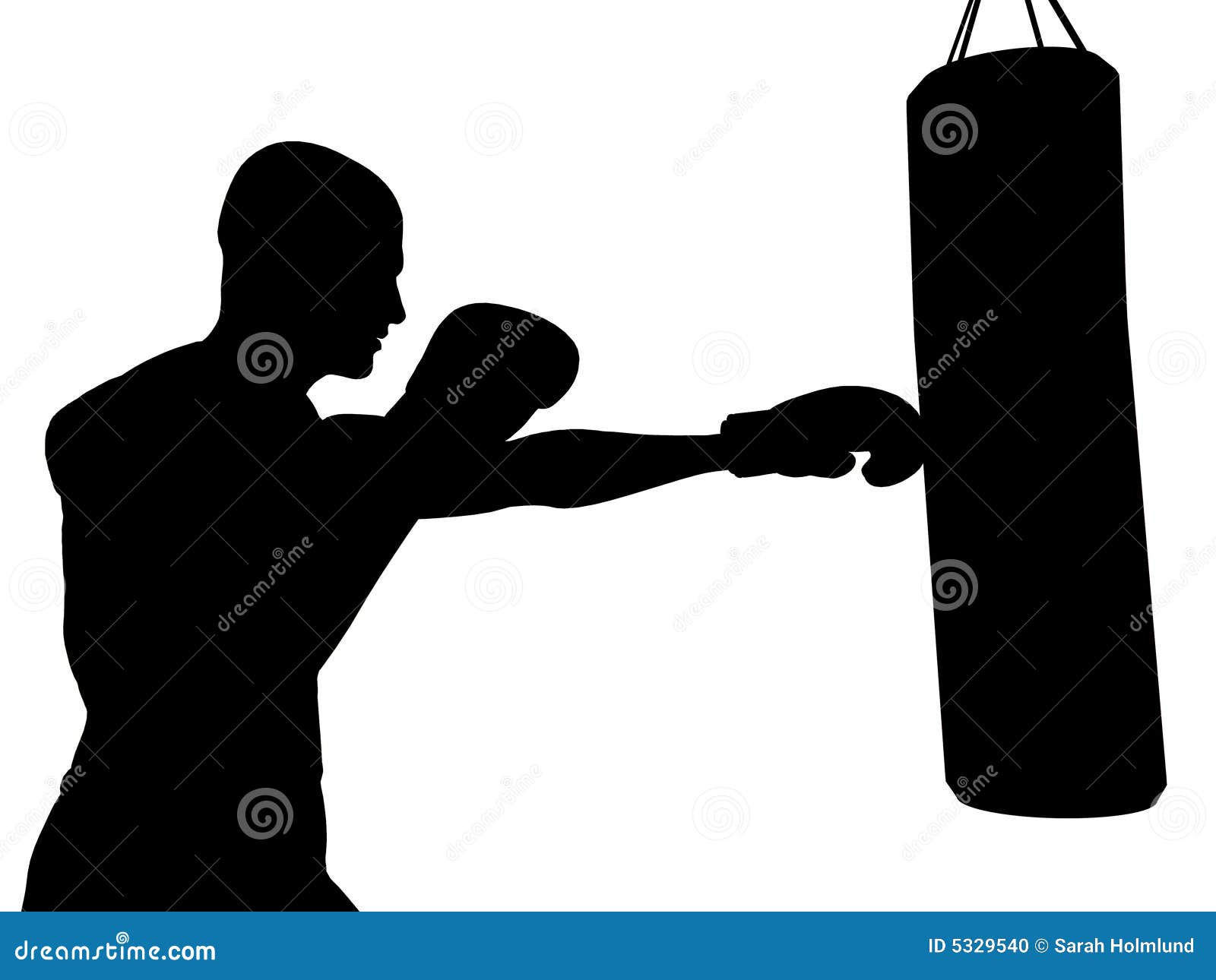 Boxer stock illustration. Illustration of punch, knocking - 5329540