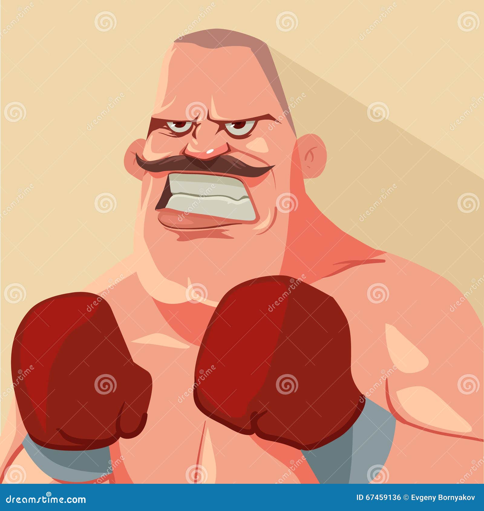 Boxer2 illustration stock. Illustration du comique, champion - 67459136