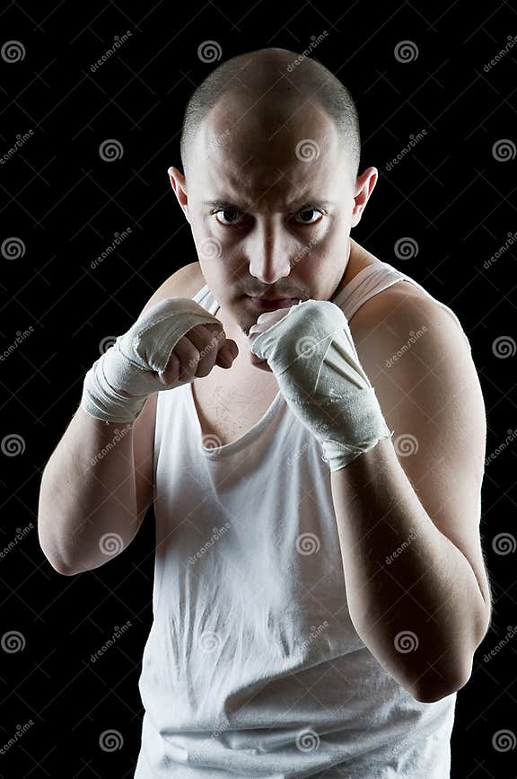 Boxer attacking stock photo. Image of healthy, black - 13978284