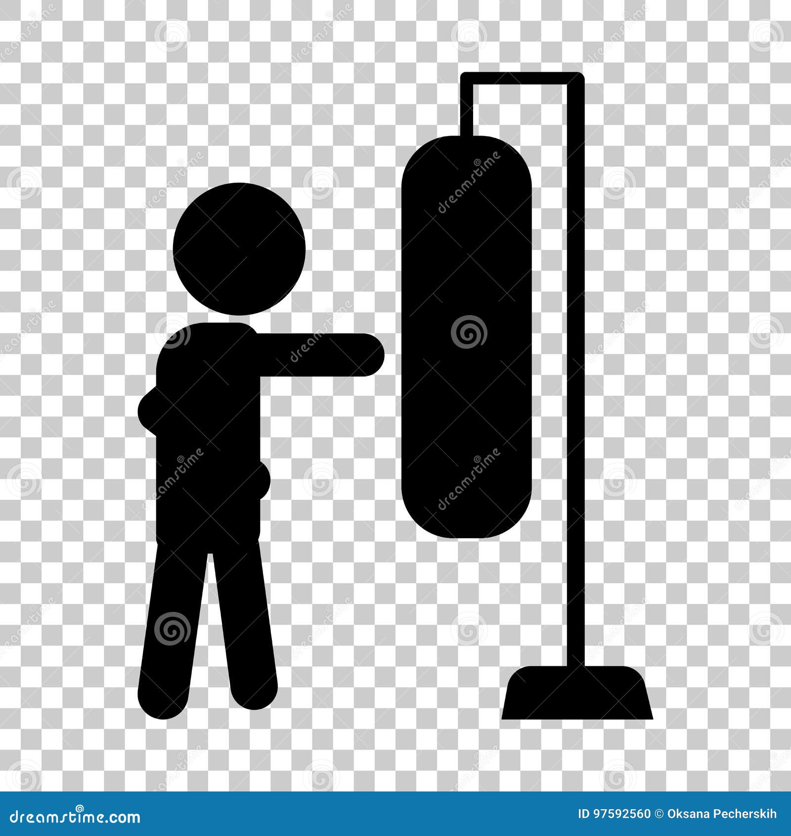 Sandbag Vector Silhouette Art Illustration | CartoonDealer.com #389512897