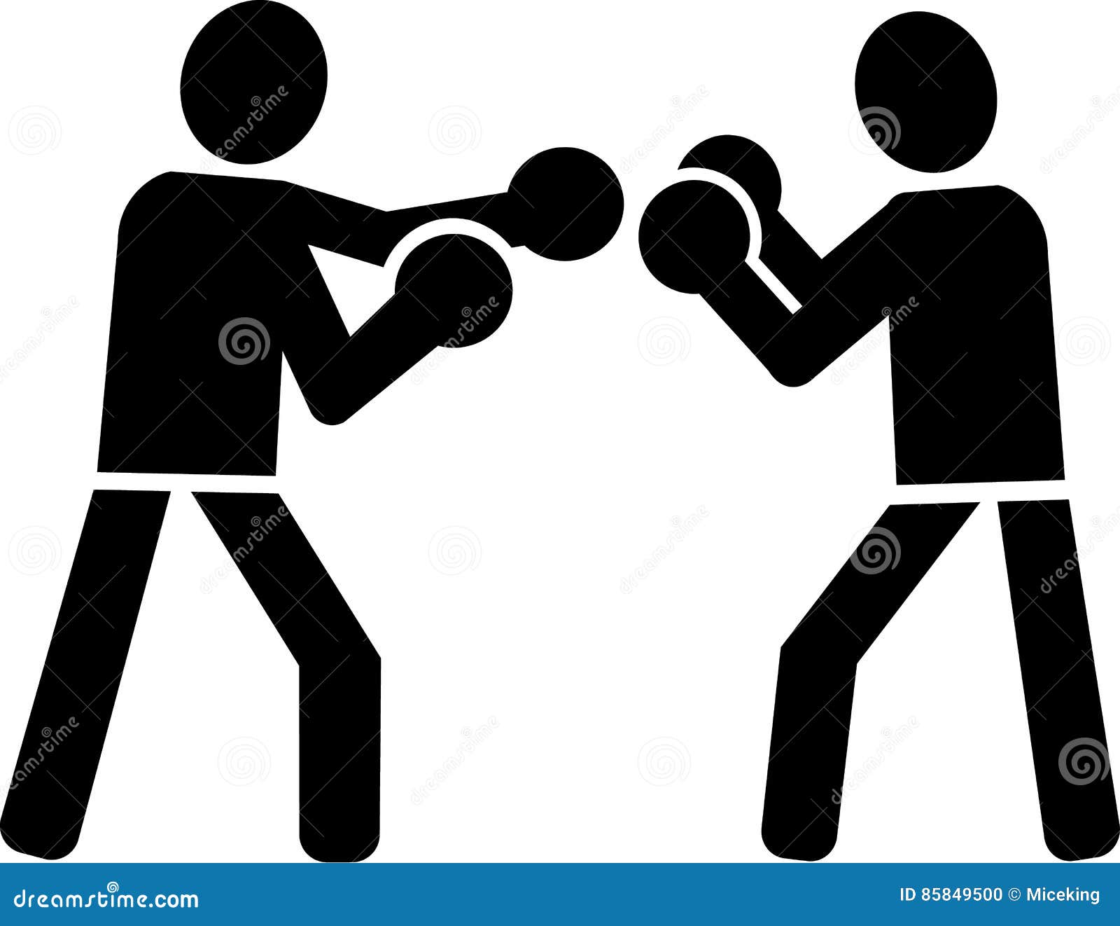 Boxer Boxing Fight stock vector. Illustration of boxer - 85849500