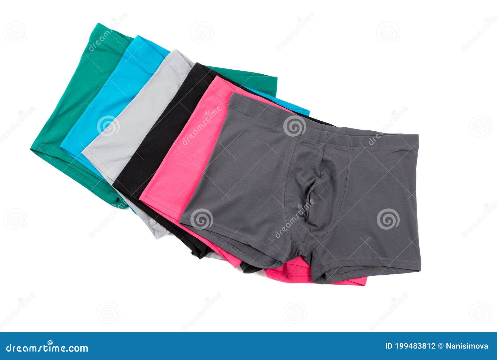 Boxer Briefs Isolated on a White Stock Photo - Image of undergarment ...