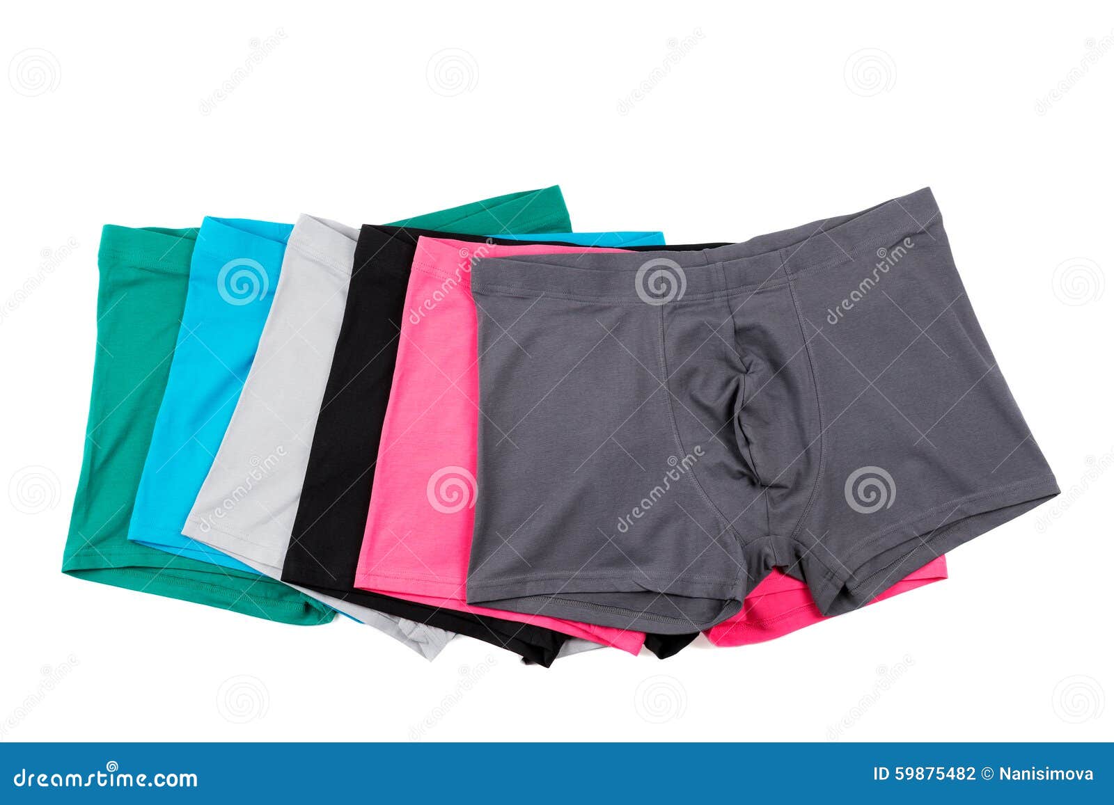 Boxer Briefs Isolated on a White Stock Photo - Image of codpiece ...