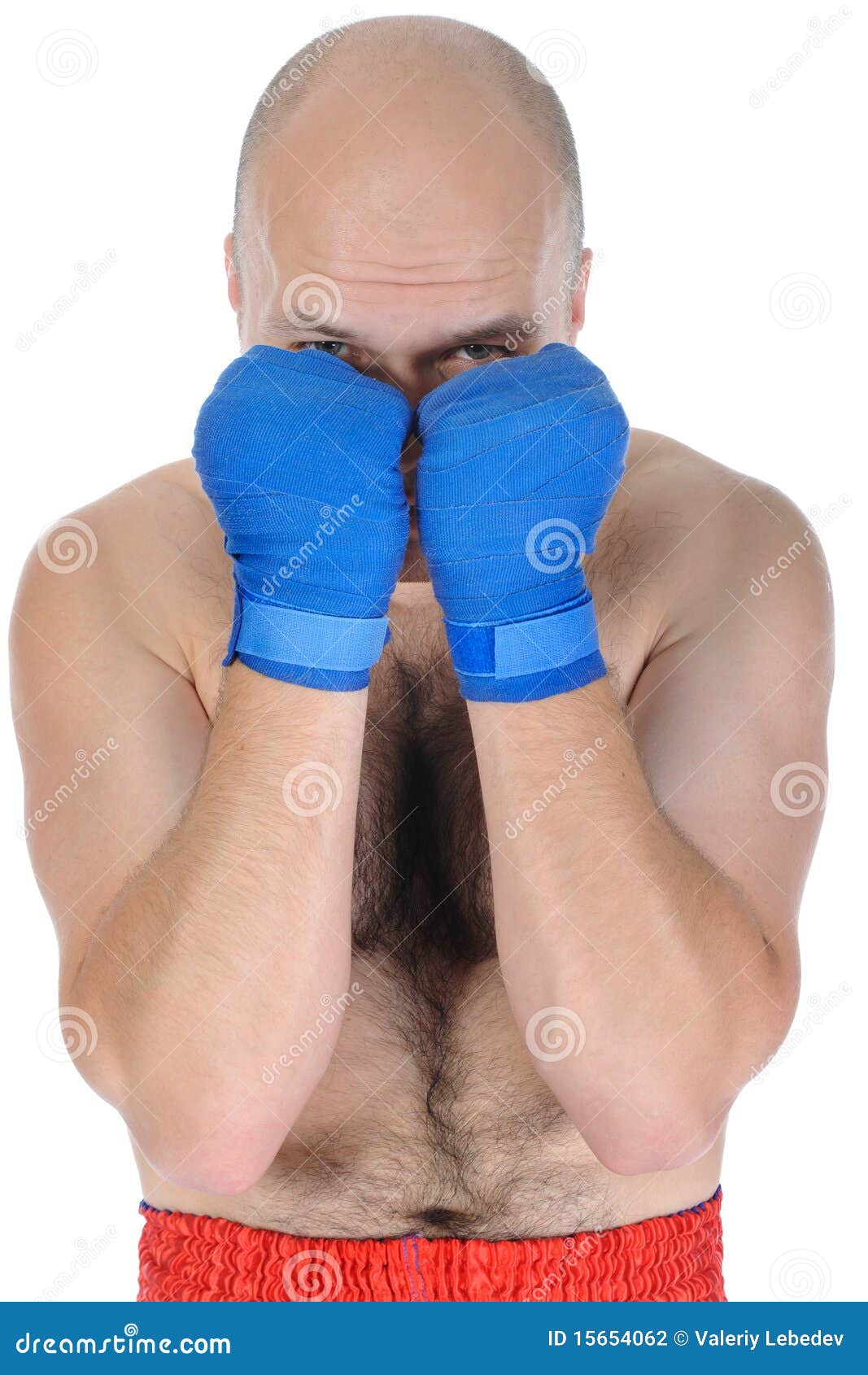 Boxer in a Defensive Stance Stock Photo - Image of people, human: 15654062