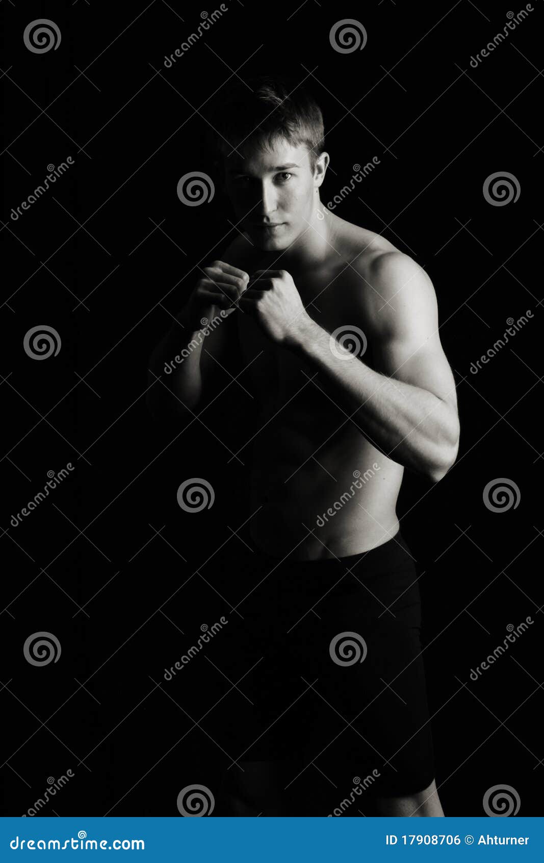Boxer, fighter stock photo. Image of artistic, bodybuilder - 17908706