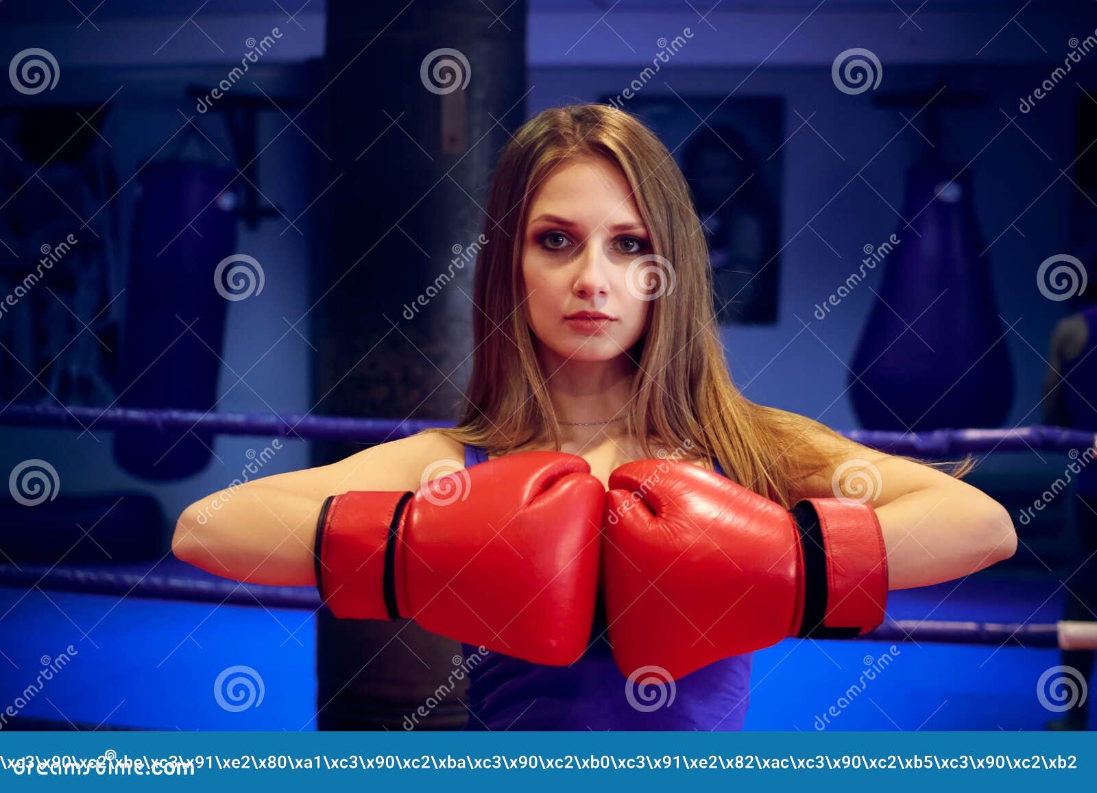Boxer girl stock image. Image of beautiful, person, girl - 46422915