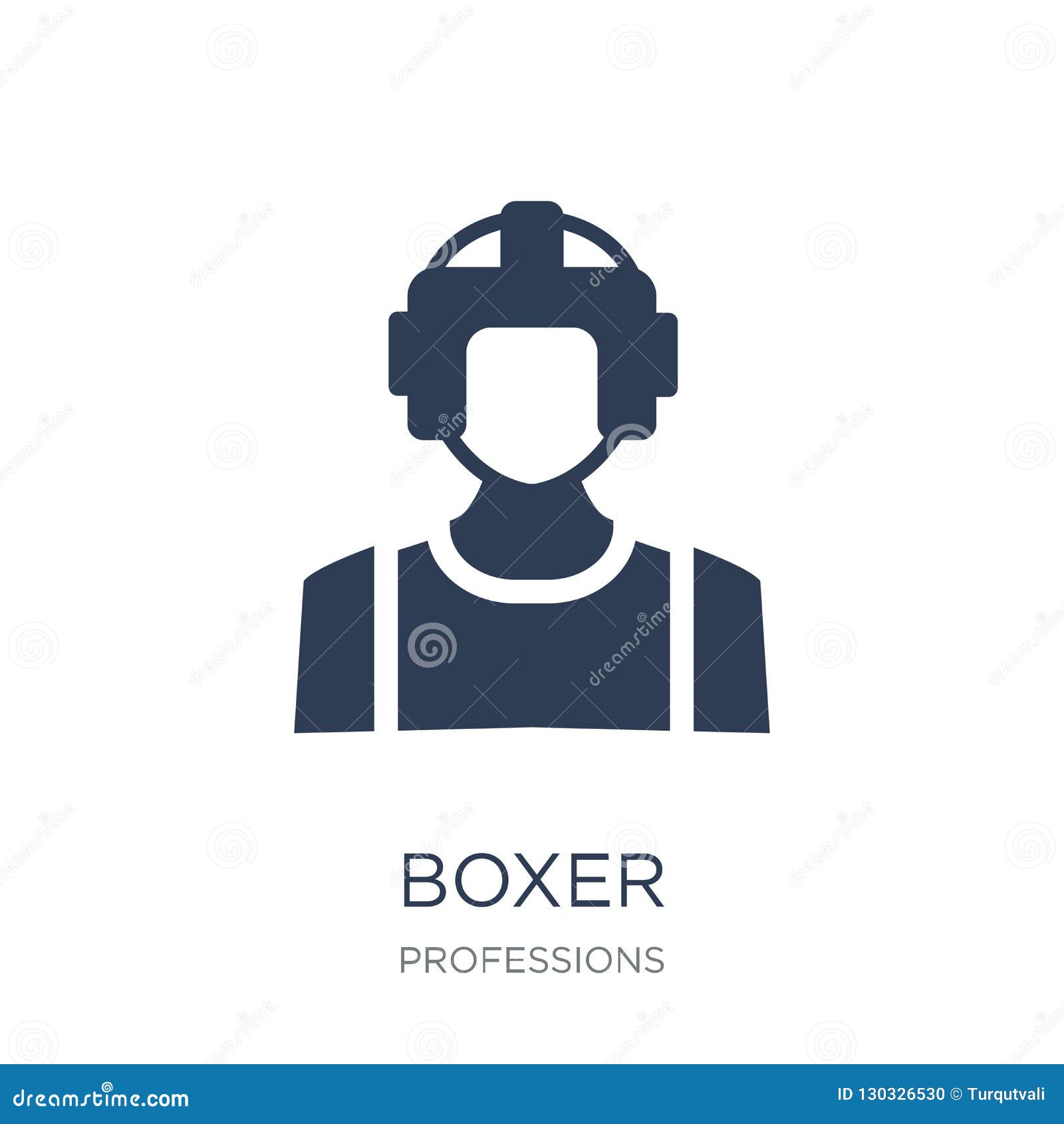 Boxer Dog Icon, Canine Black Silhouette, Puppy Pictogram, Pet Outline ...