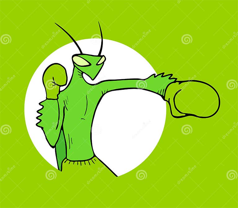 Boxer insect stock vector. Illustration of creative, fight - 64878939
