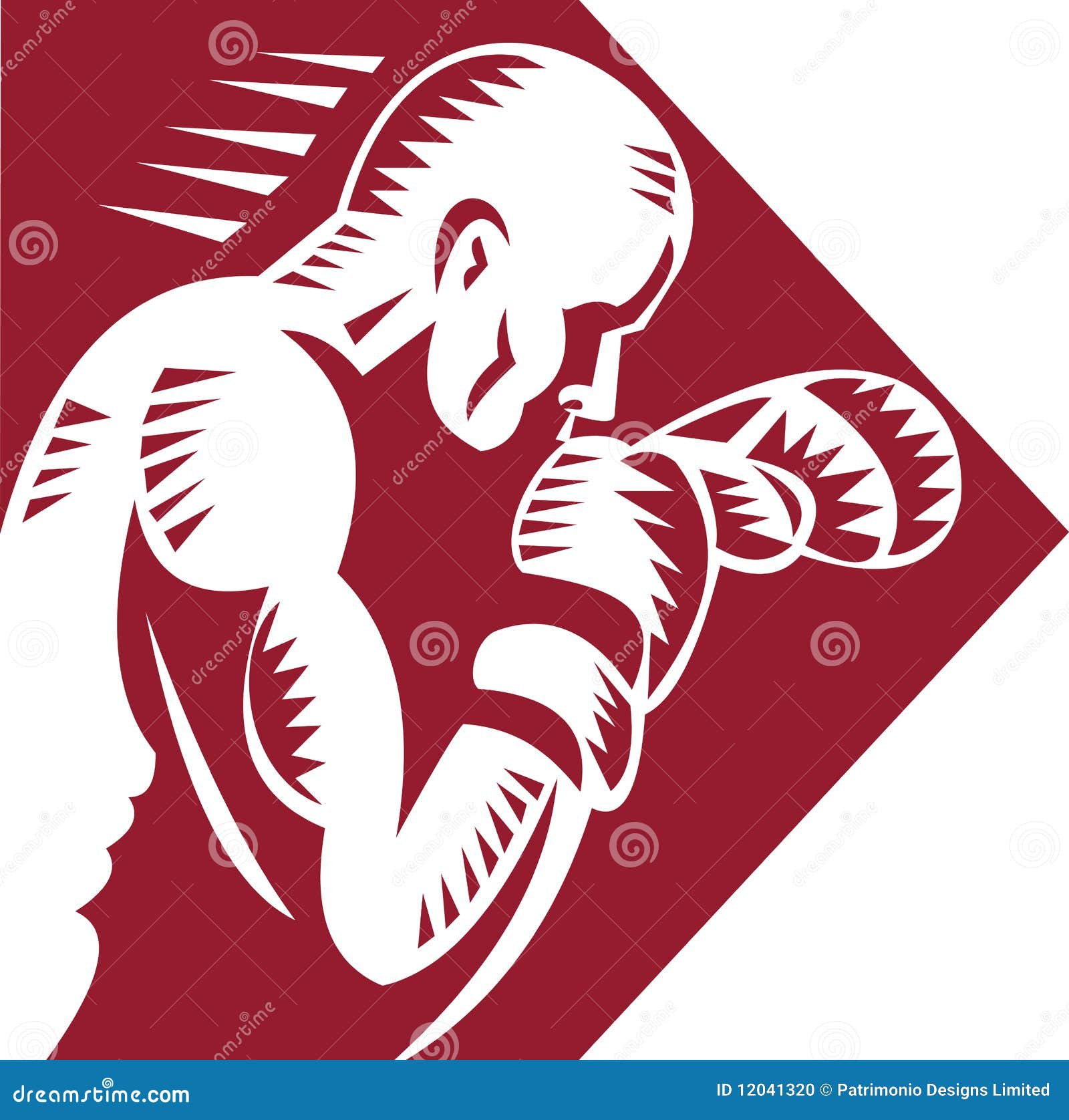Boxer jabbing fighting stock vector. Illustration of sport - 12041320