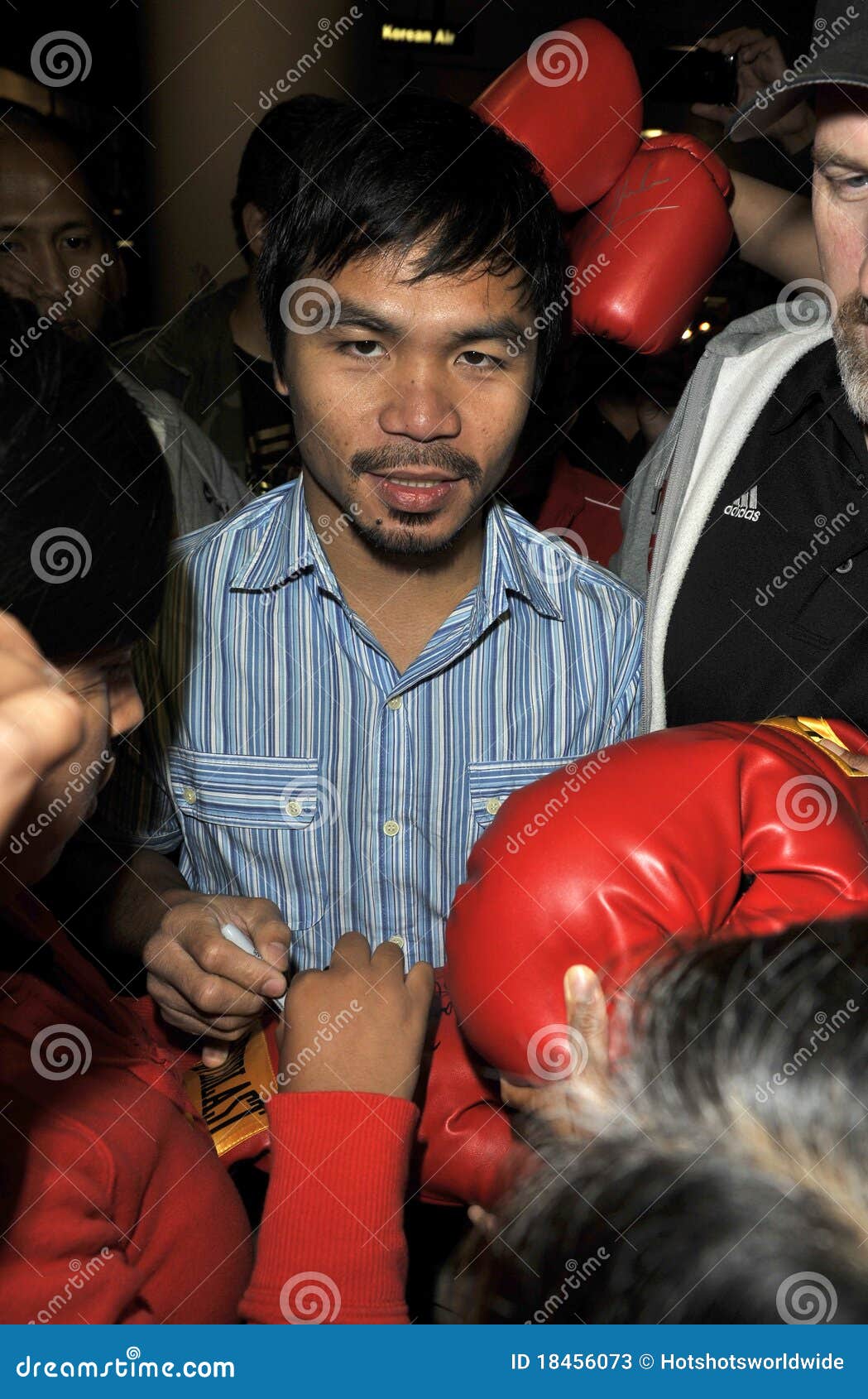 Boxer Manny Pacquiao is Seen at LAX . Editorial Stock Photo - Image of ...