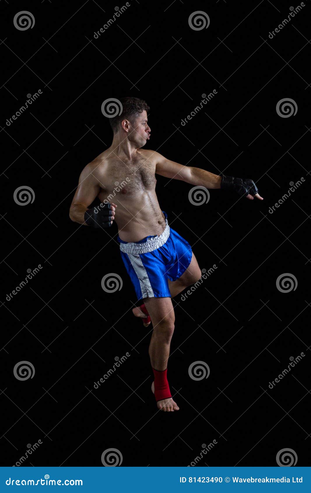 Boxer Performing Boxing Stance Stock Photo - Image of healthy, accuracy ...