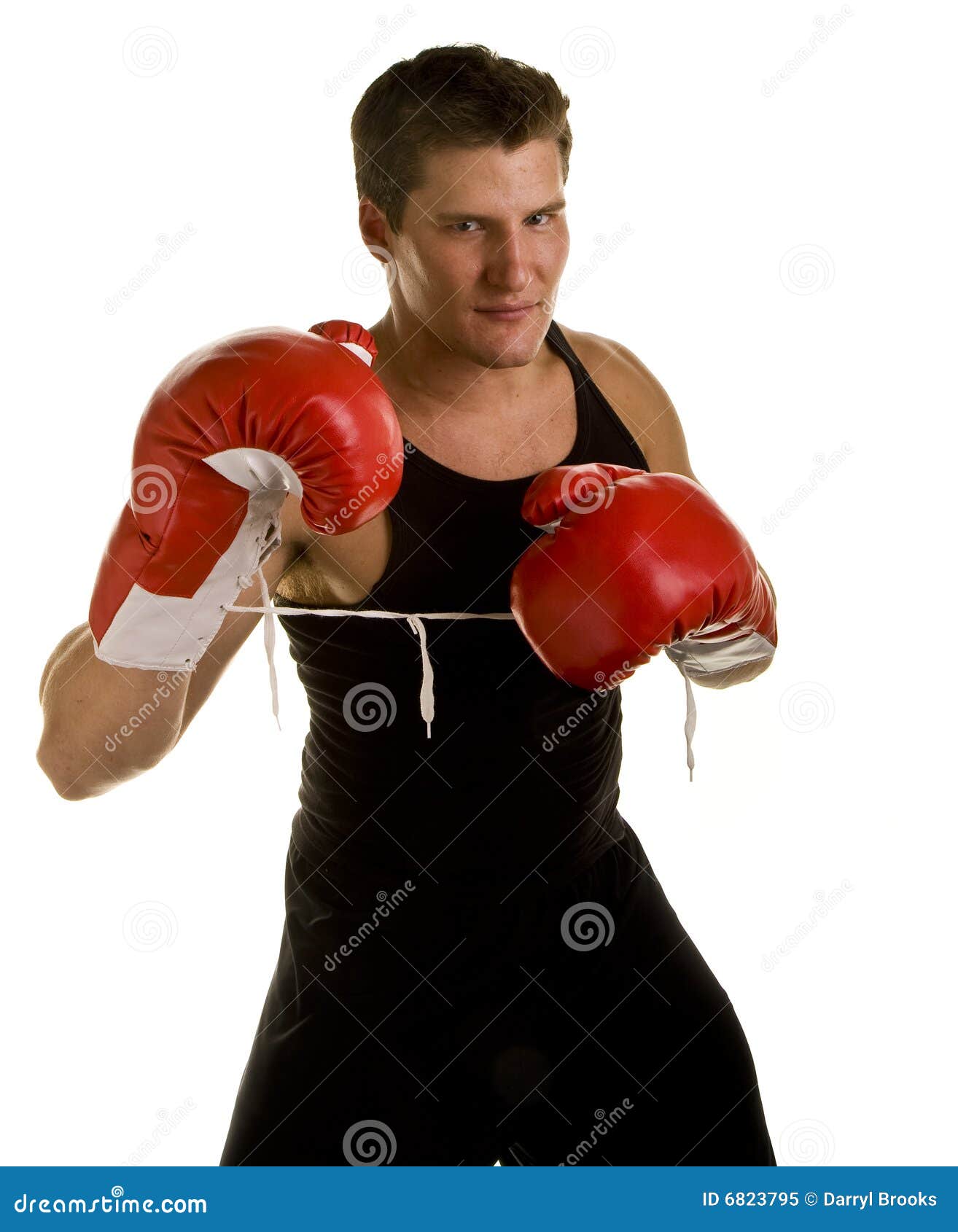 Boxer Posing for Camera stock image. Image of people, male - 6823795