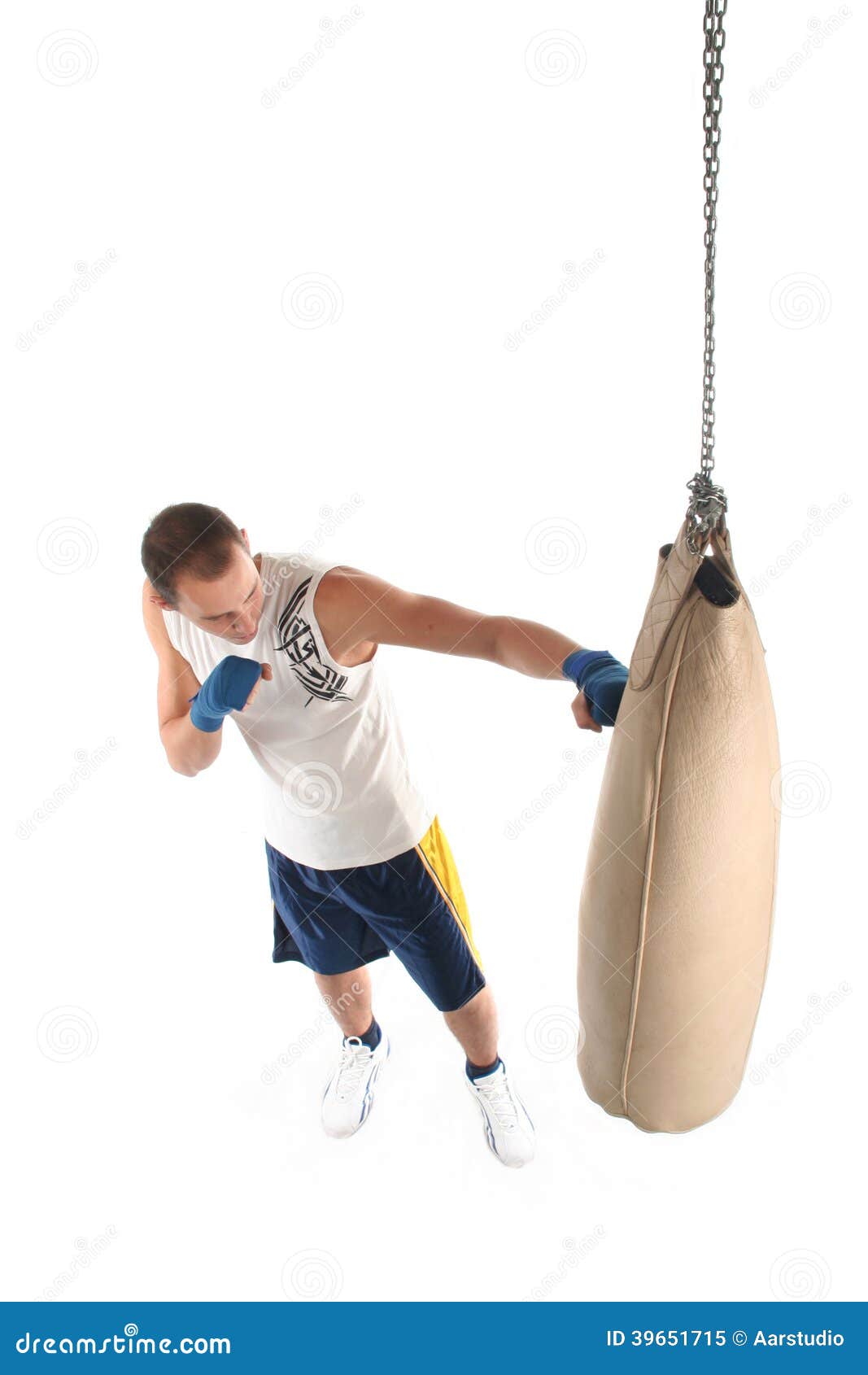 Boxer practicing stock image. Image of arts, male, hand - 39651715