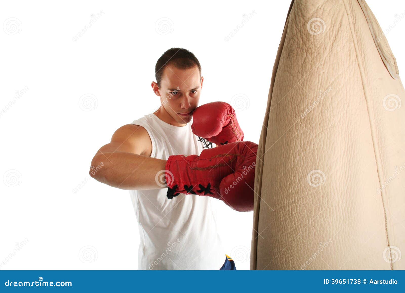 Boxer practicing stock photo. Image of muscular, lifestyle - 39651738