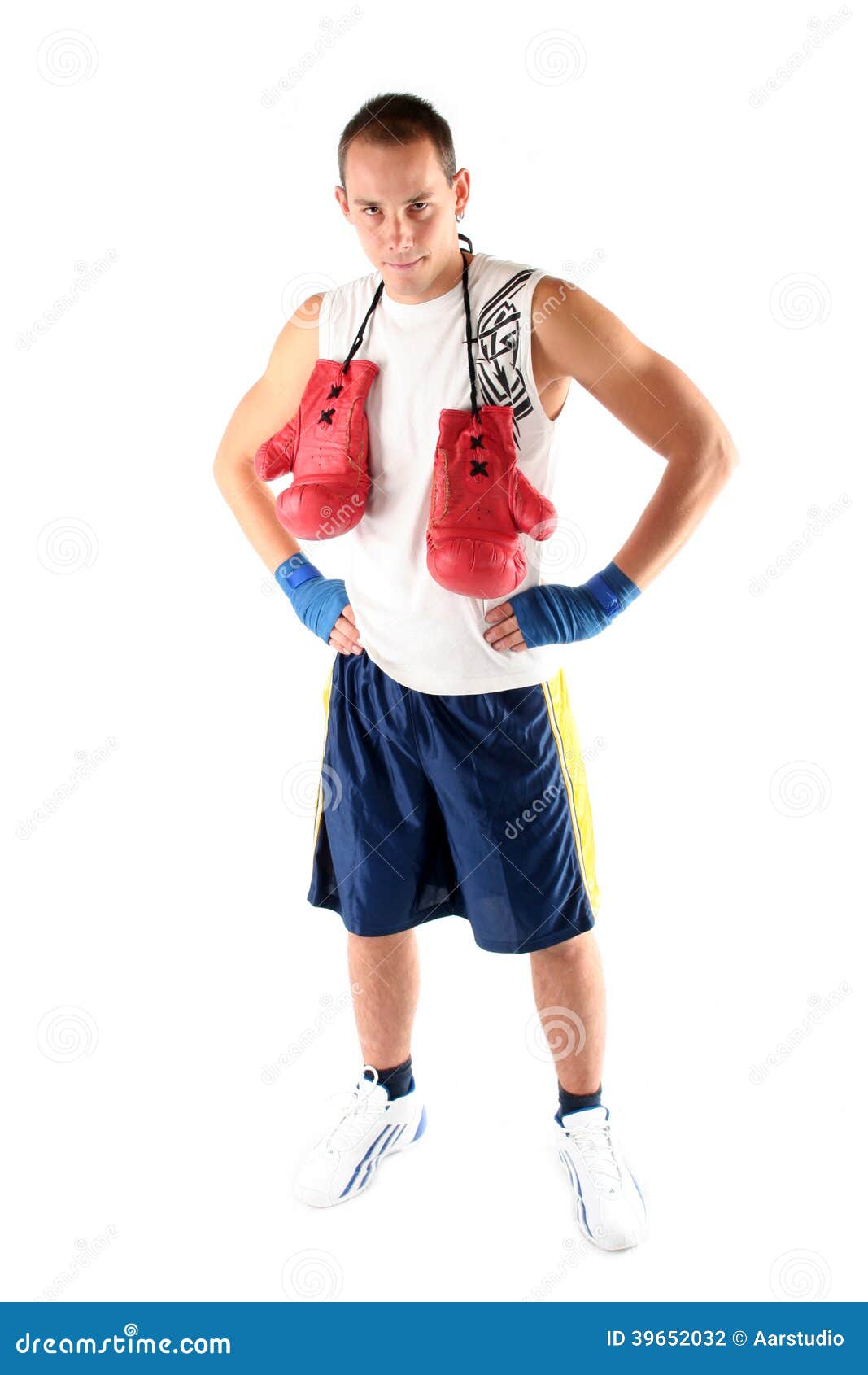 Boxer practicing stock photo. Image of punch, sports - 39652032