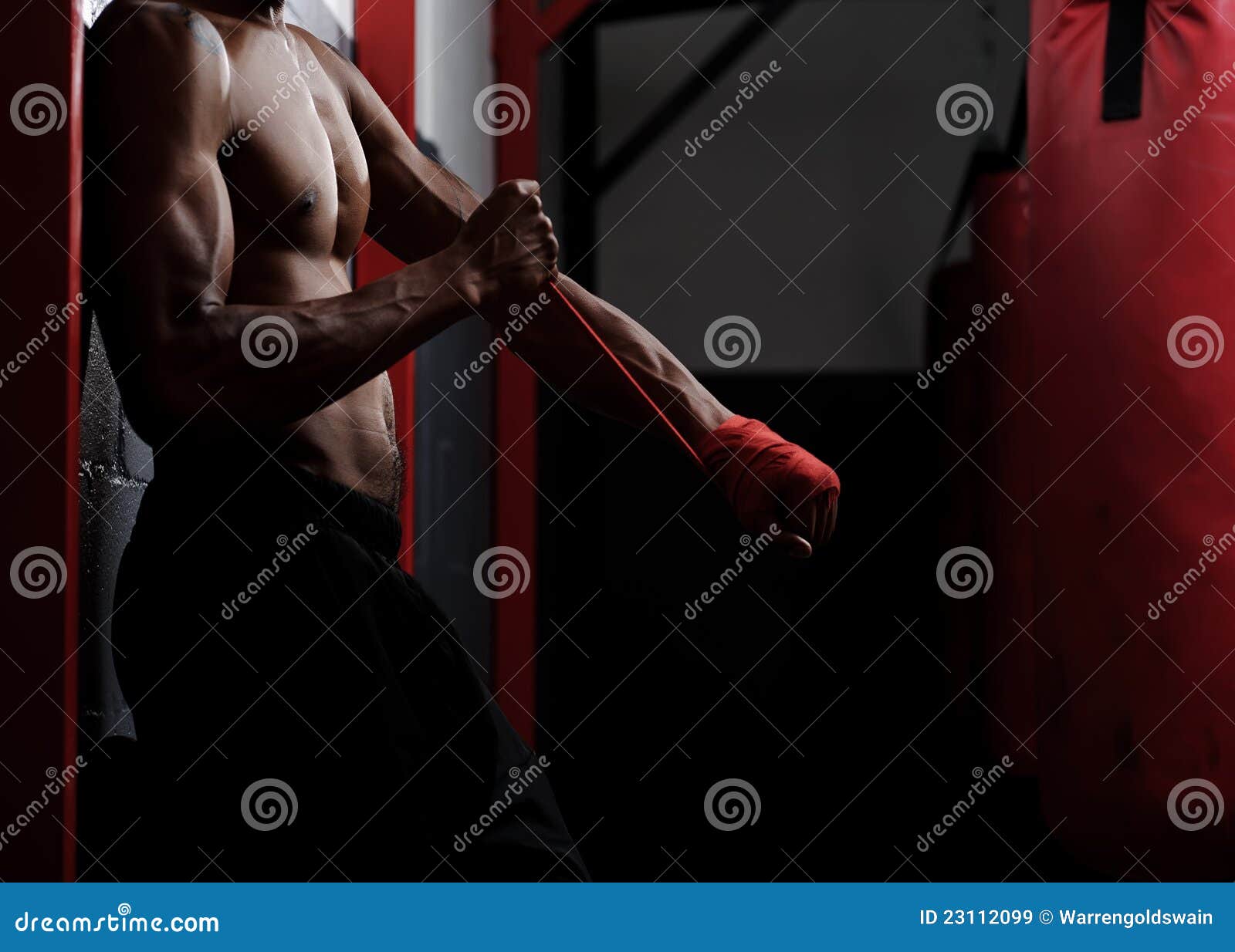 Boxer protection stock image. Image of fighter, bare - 23112099