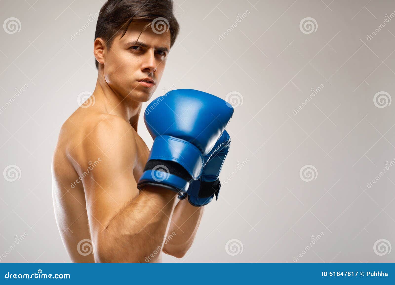 Boxer Ready To Fight. Boxing, Power and Strength, Champion Stock Image ...
