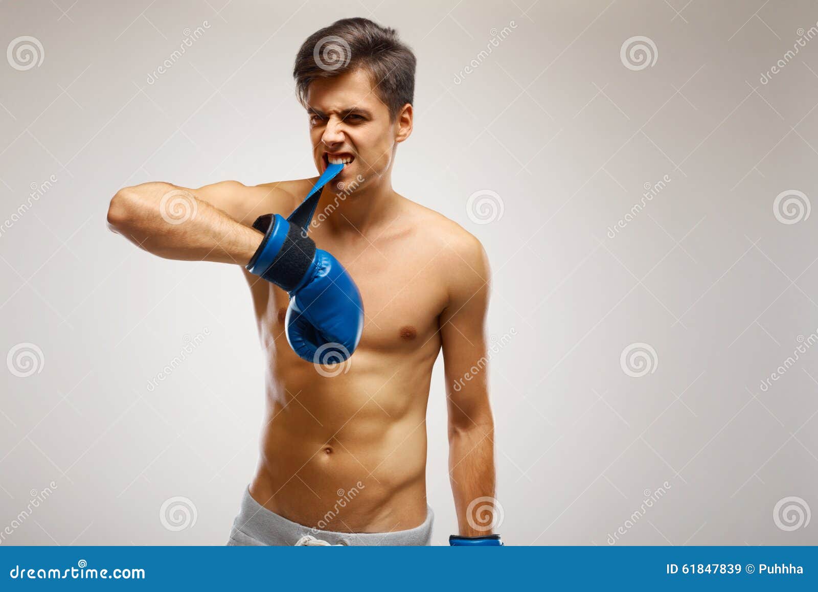 Boxer Ready To Fight. Boxing, Power and Strength, Champion Stock Image ...