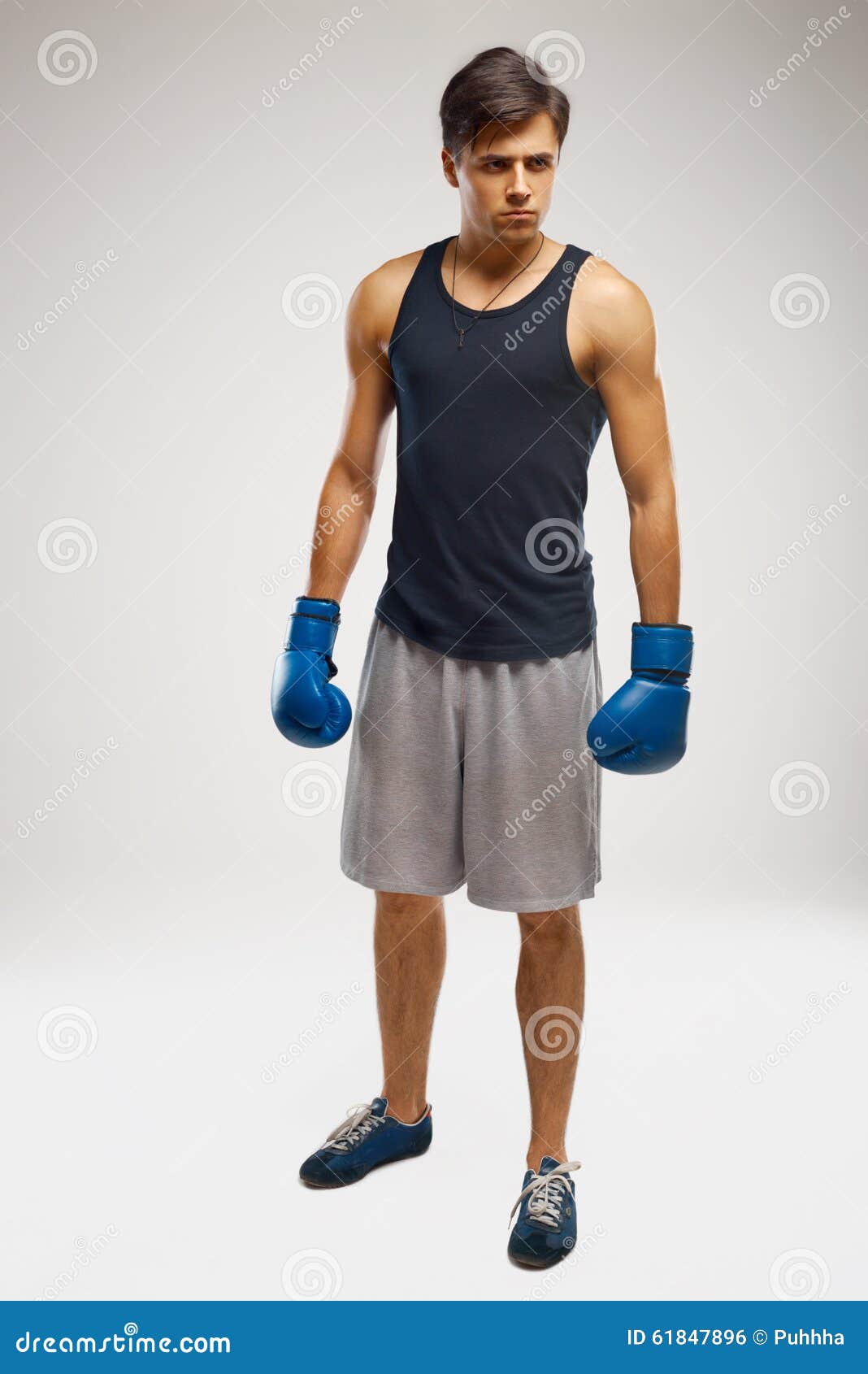 Boxer Ready To Fight. Boxing, Power and Strength, Champion Stock Photo ...