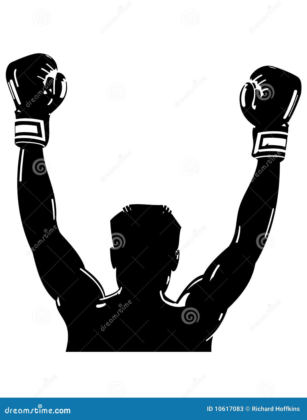 Boxer Silhouette stock illustration. Illustration of activity - 10617083