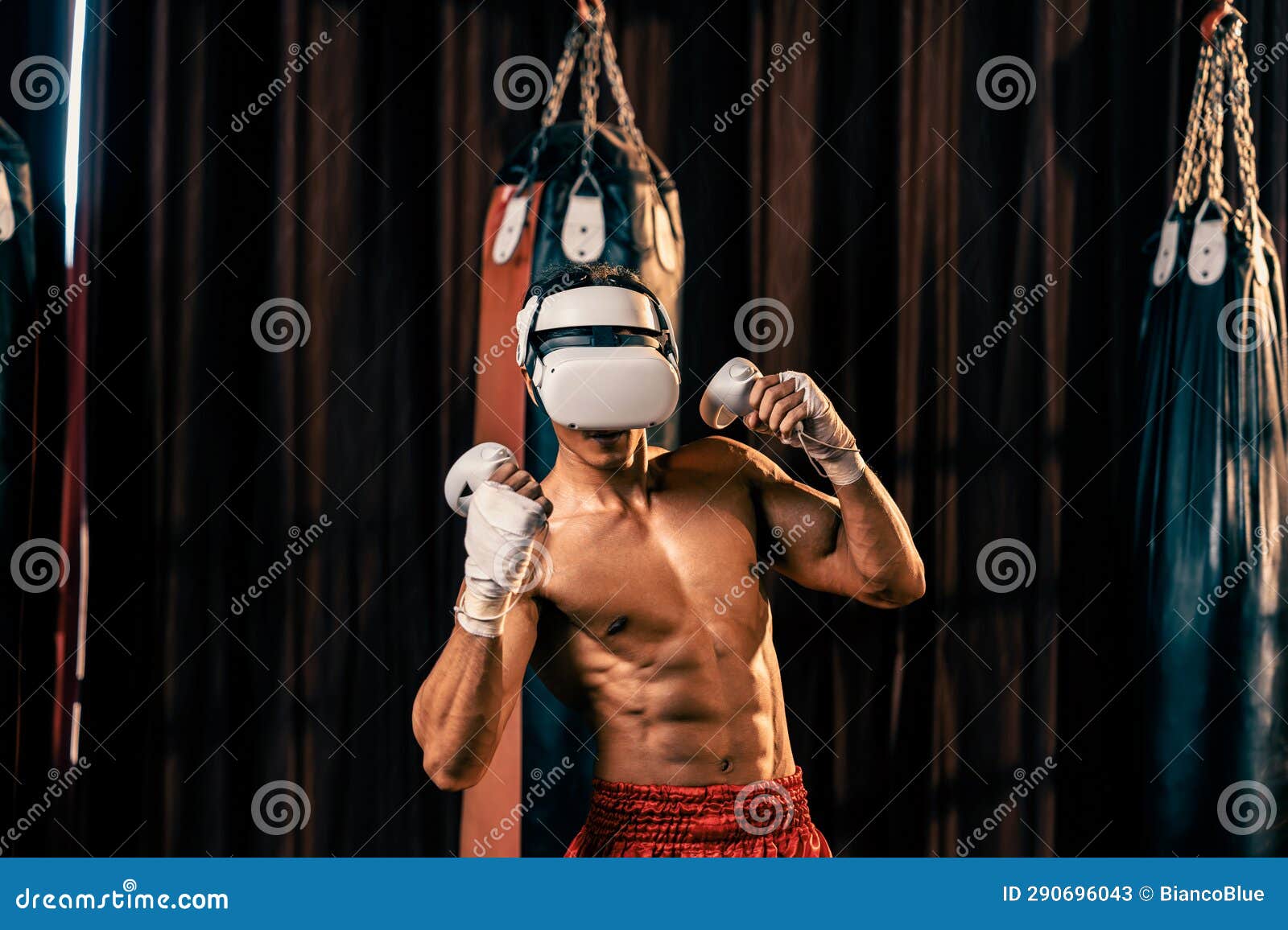 Boxer Training Utilizing VR Technology or Virtual Reality. Impetus ...