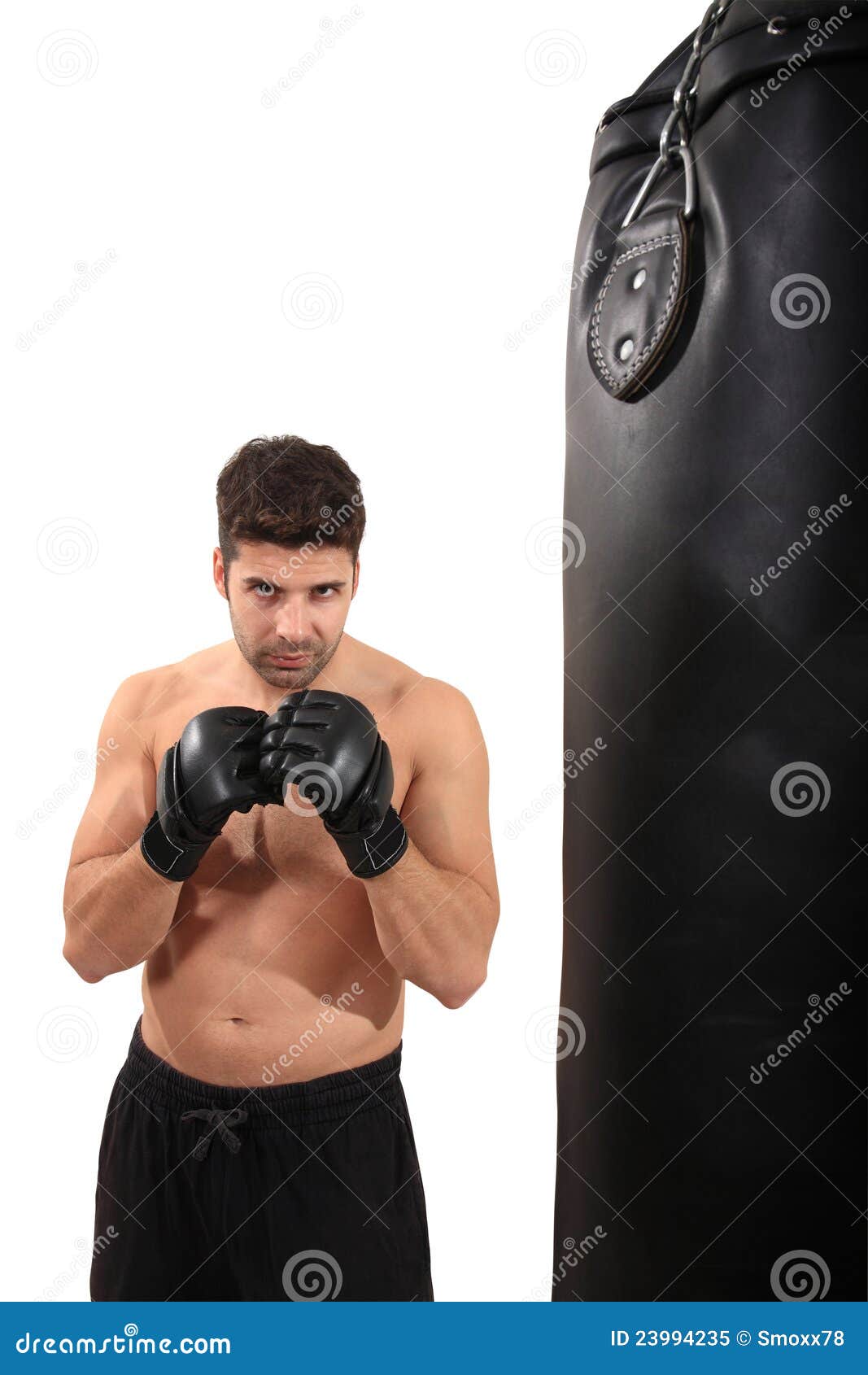 Boxer workout stock image. Image of gloves, fitness, muscular - 23994235